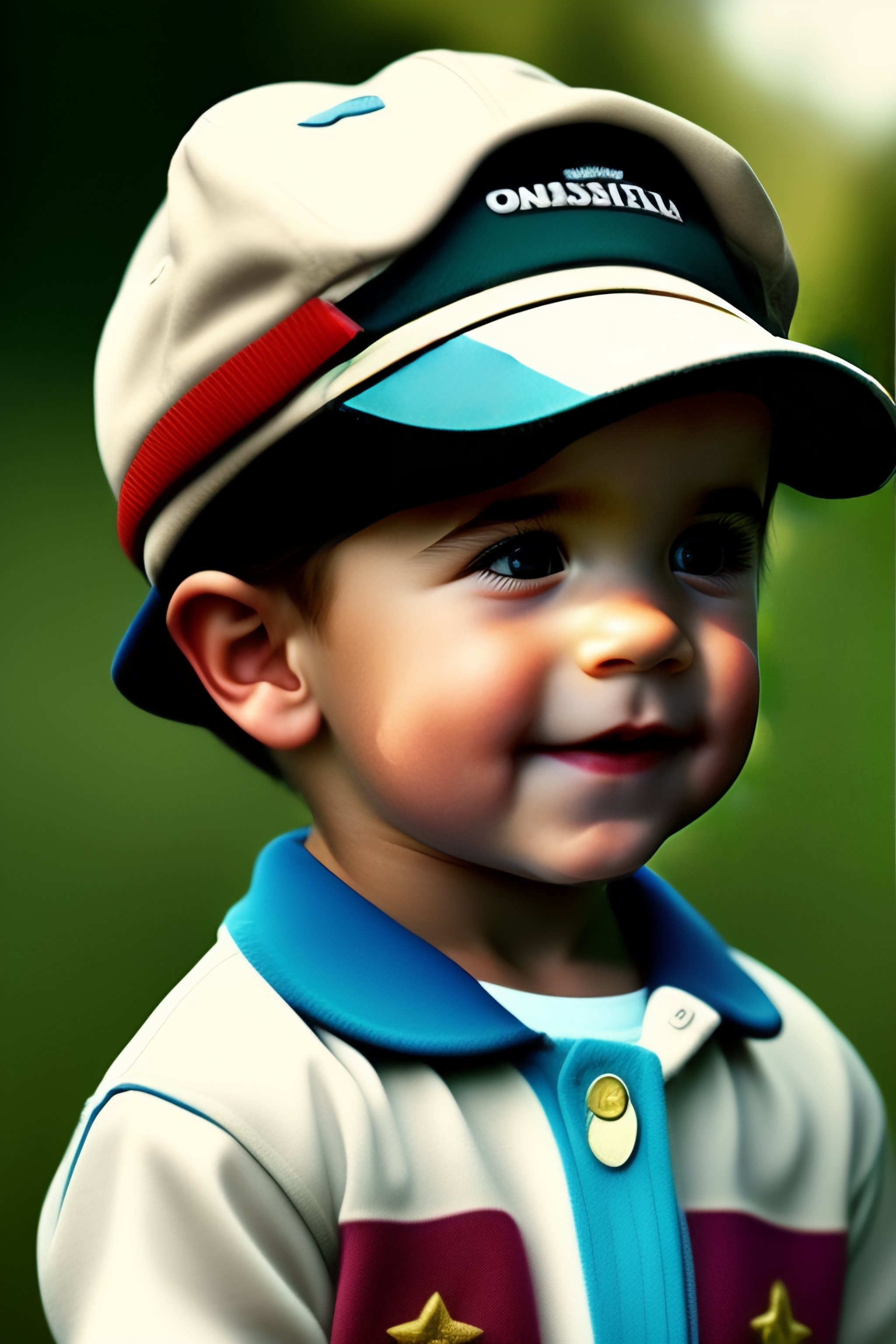 Lexica - I want a little boy with a cap and a romper suit. inspired by ...