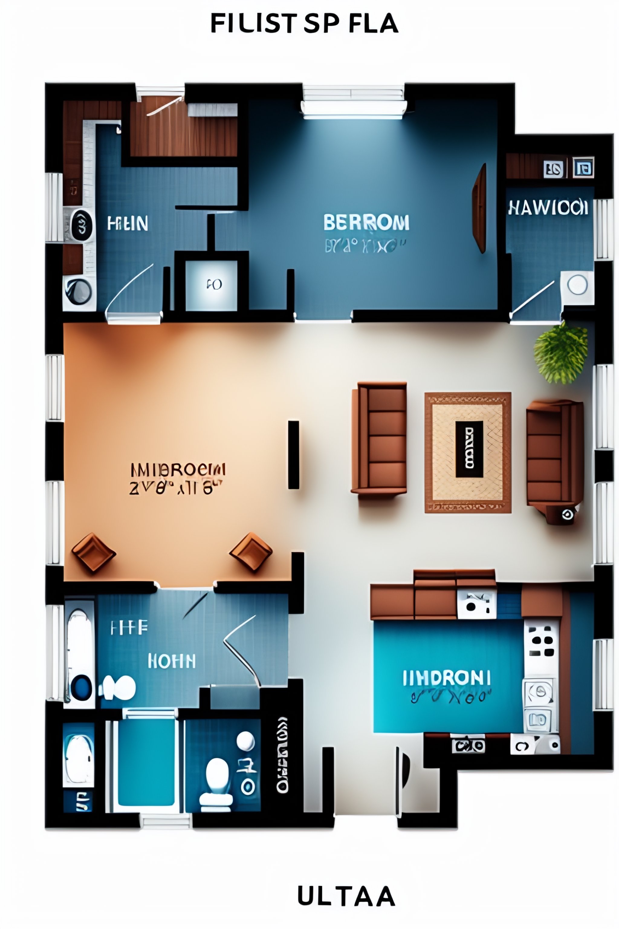 Lexica - Floor plan of ultra modern event hall