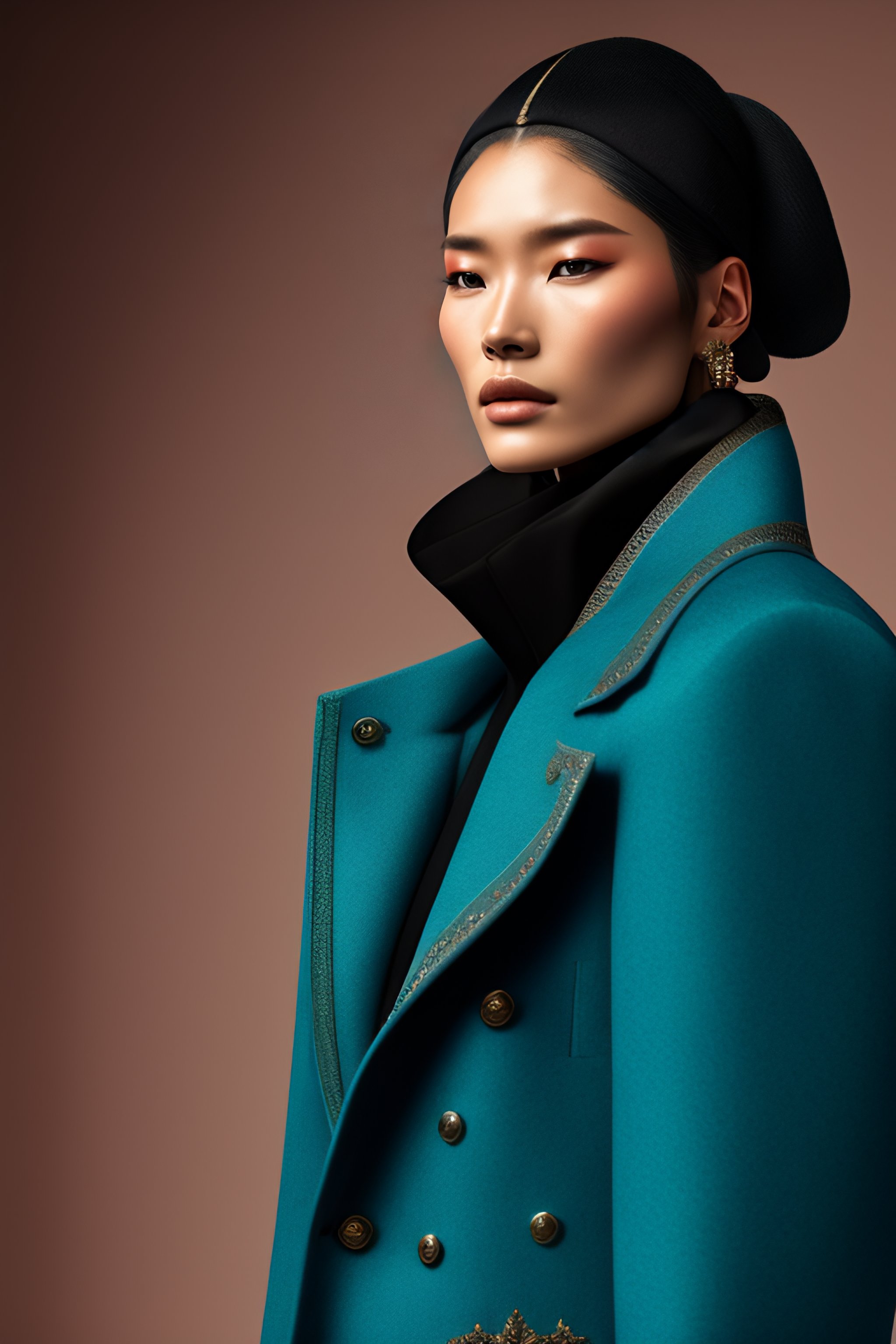 Lexica - An award-winning closeup photo of a female model wearing a ...