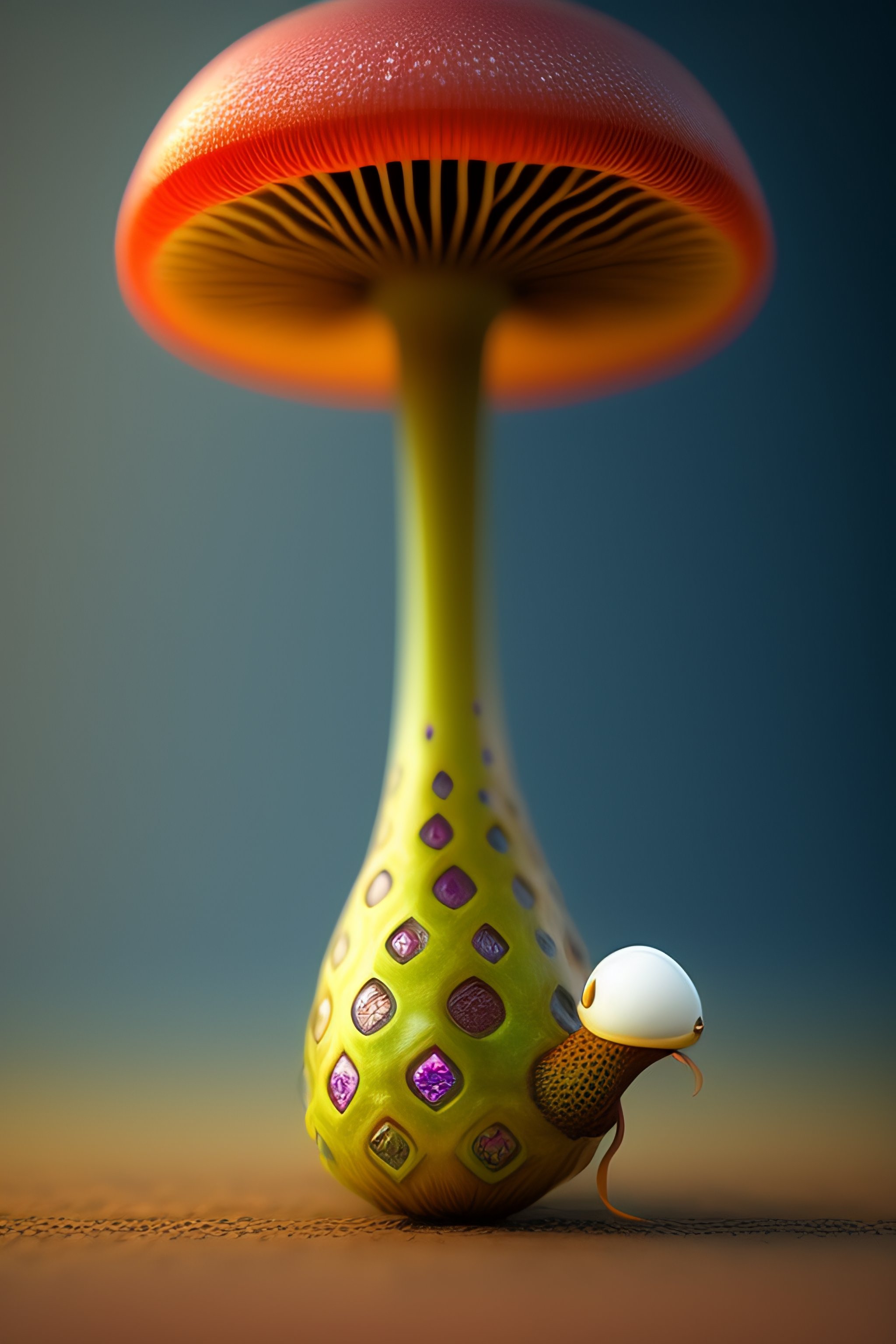 Lexica - Enchanted mushroom, creature design, unreal engine, artstation ...