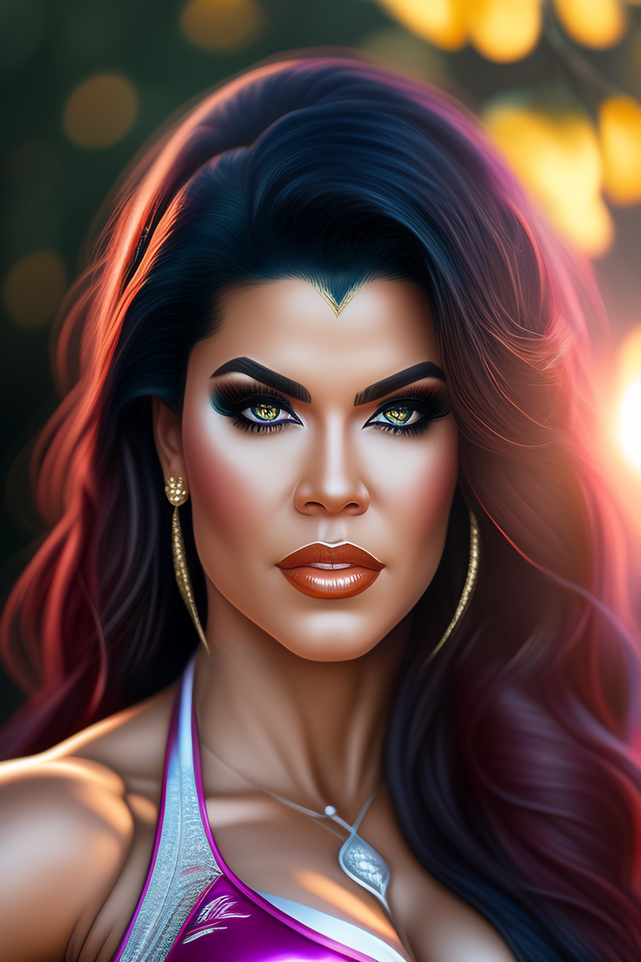 Lexica - Photo of Chyna in the style of stefan kostic, realistic, sharp focus, 8 k high ...