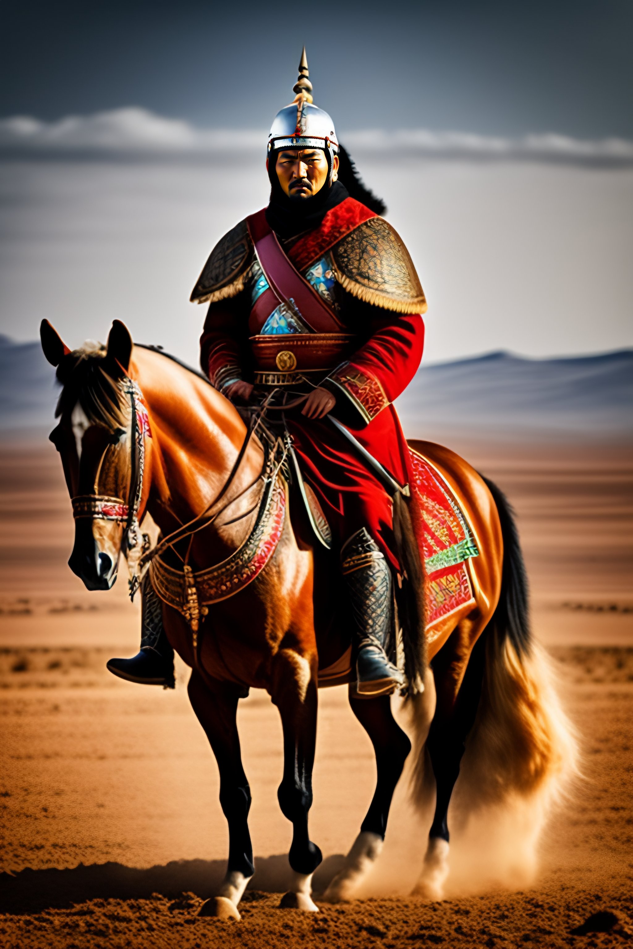 Lexica - Turkish Mongolian warrior on horseback