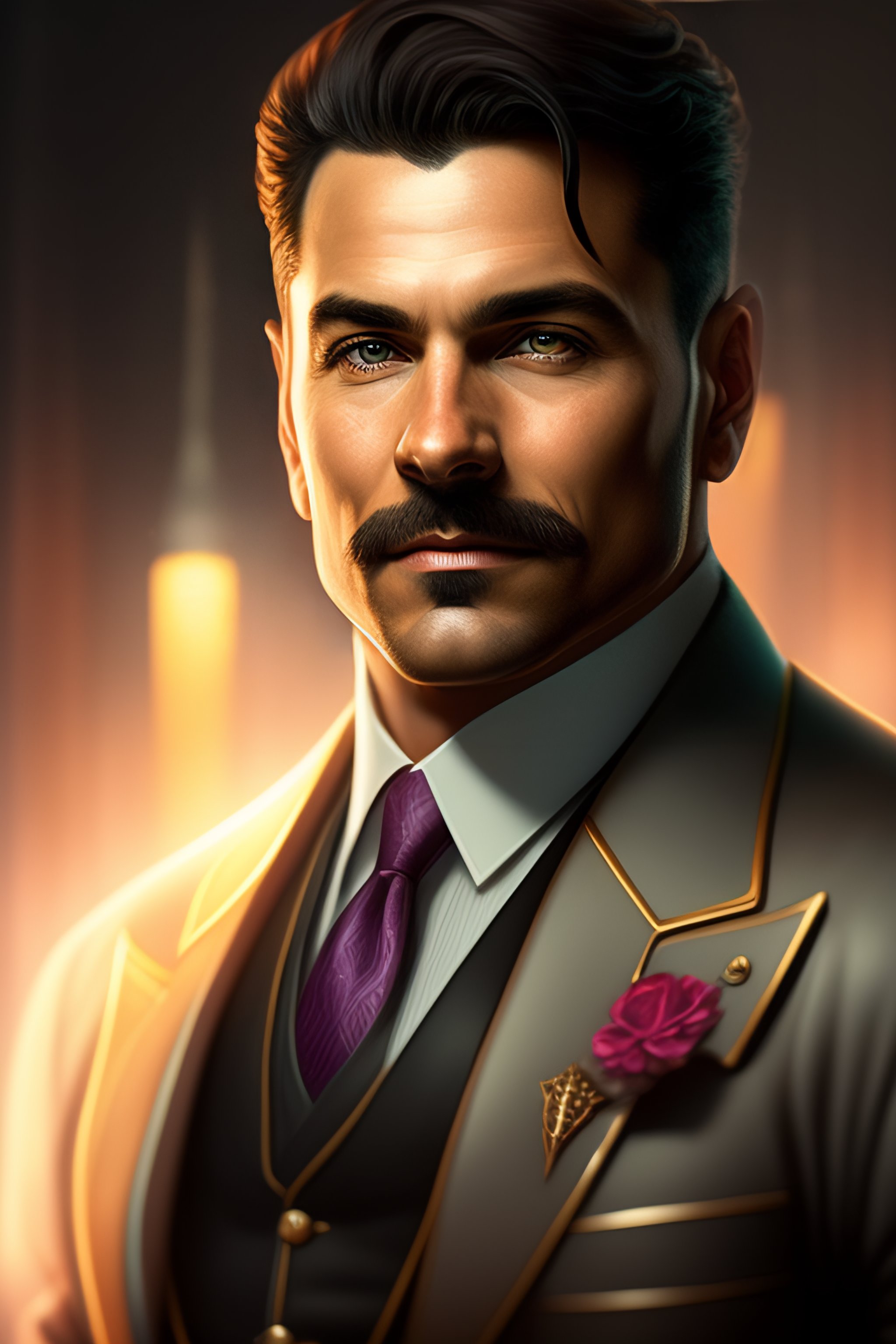 Lexica - Portrait of a parapsychologist, 1920, with used suit, epic ...