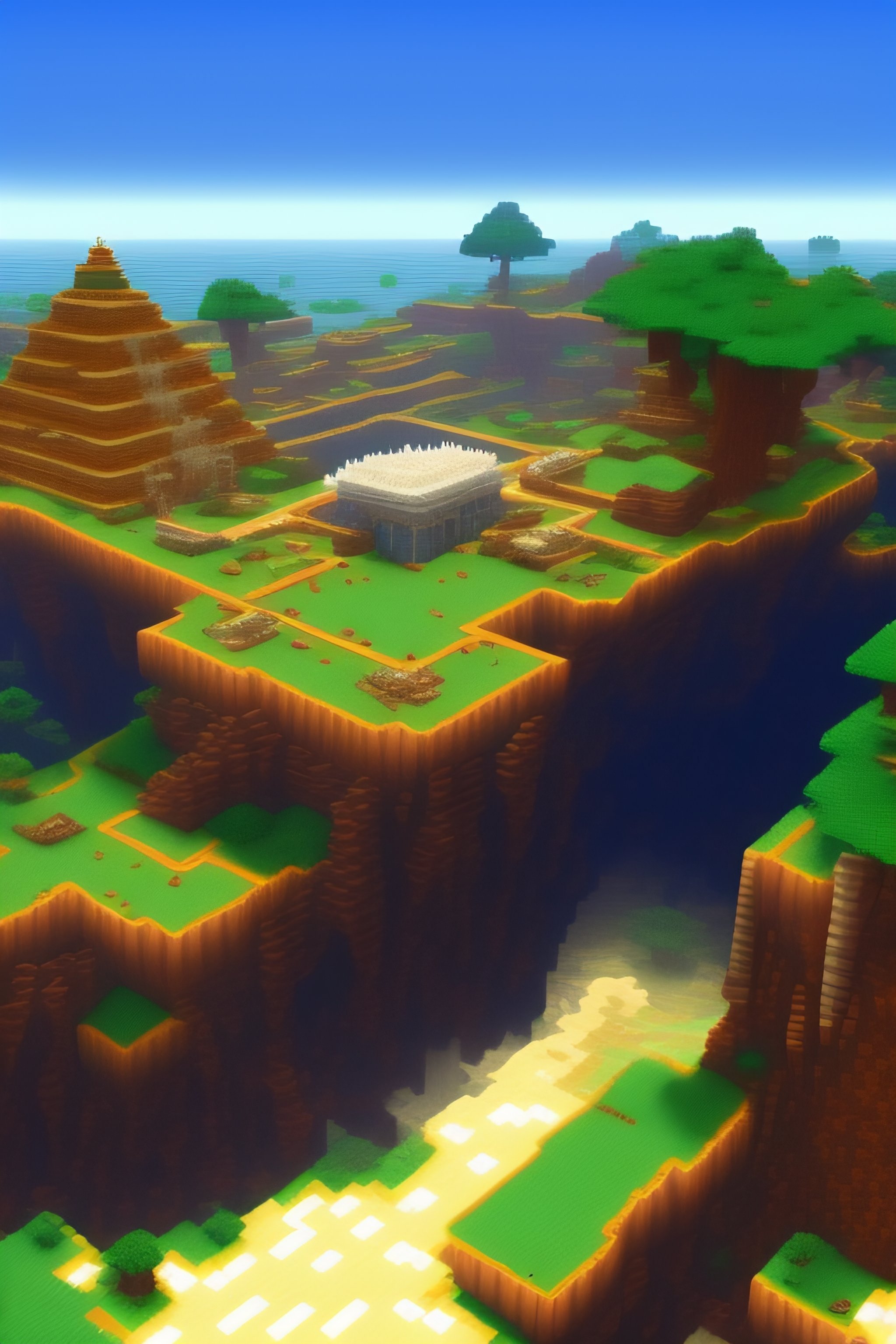 Lexica - Background of a Minecraft fantasy world