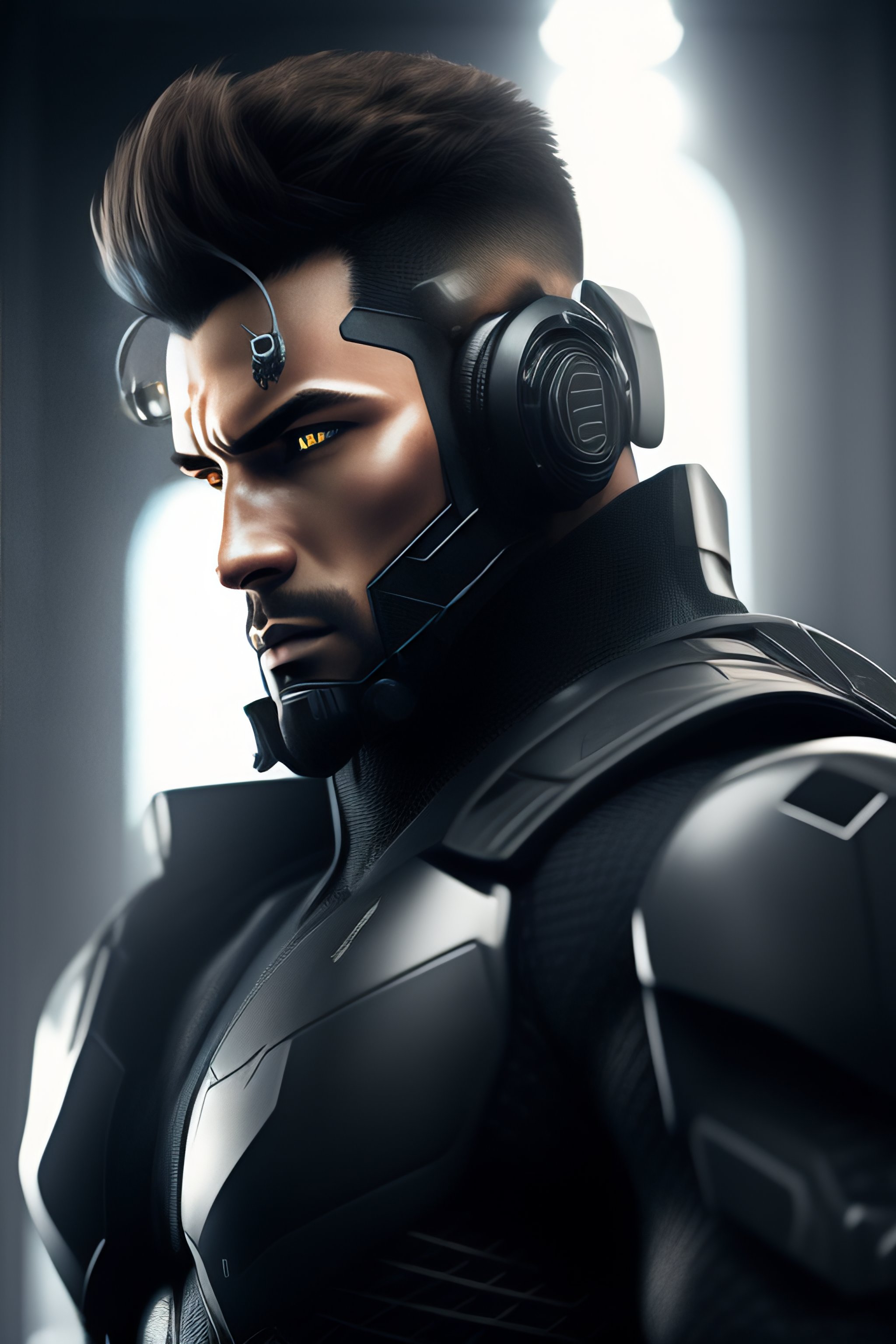 Lexica - Solid snake cyborg ,tech, suit, military ,sci-fi ,symmetry ...