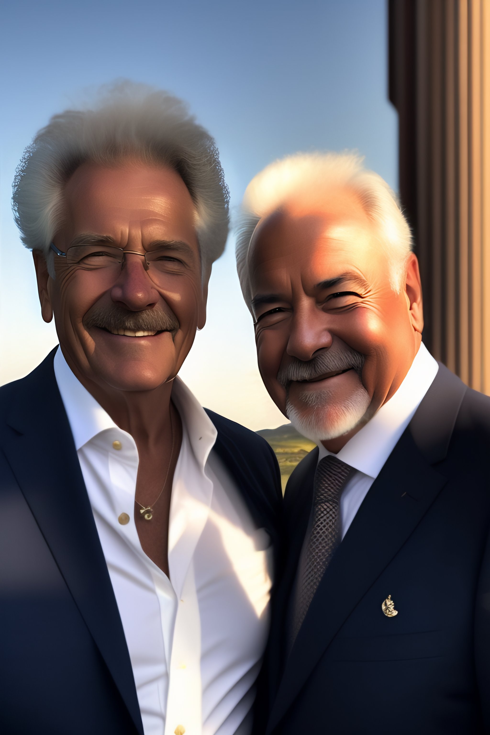 Lexica - Marc Folliot and René Rivet friends in 2023