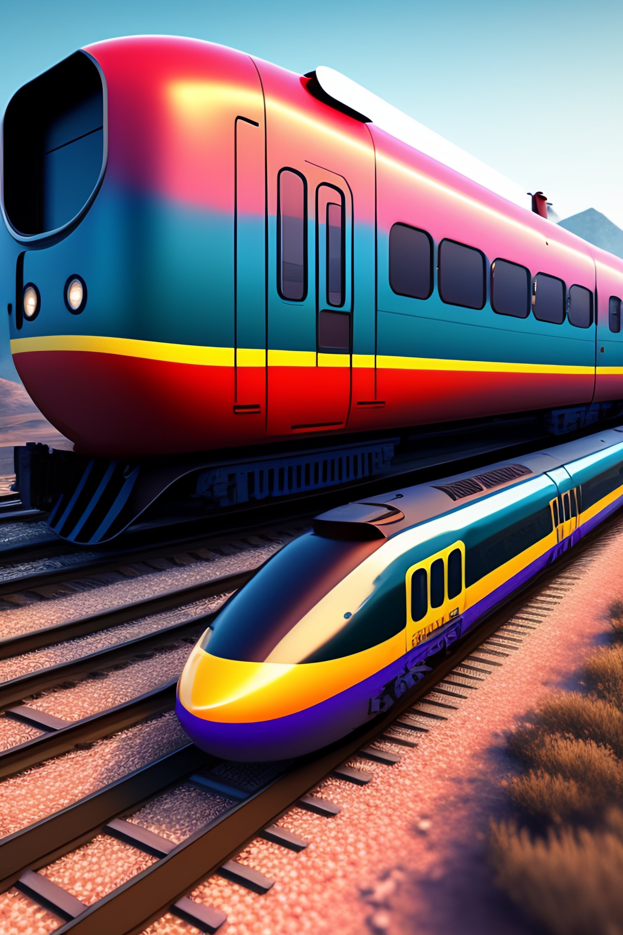 Lexica - Electric train line, numeric world