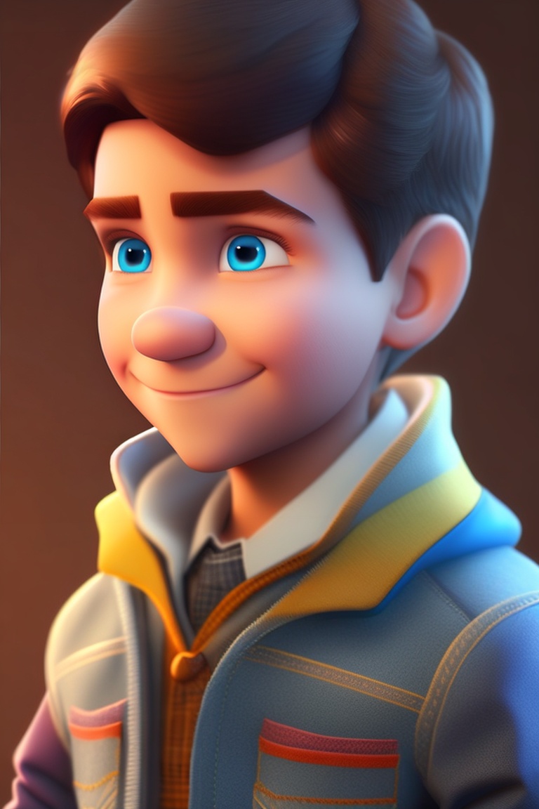 Lexica - Boy Actor, pixar style, 3d style, disney style, 8k, beautiful