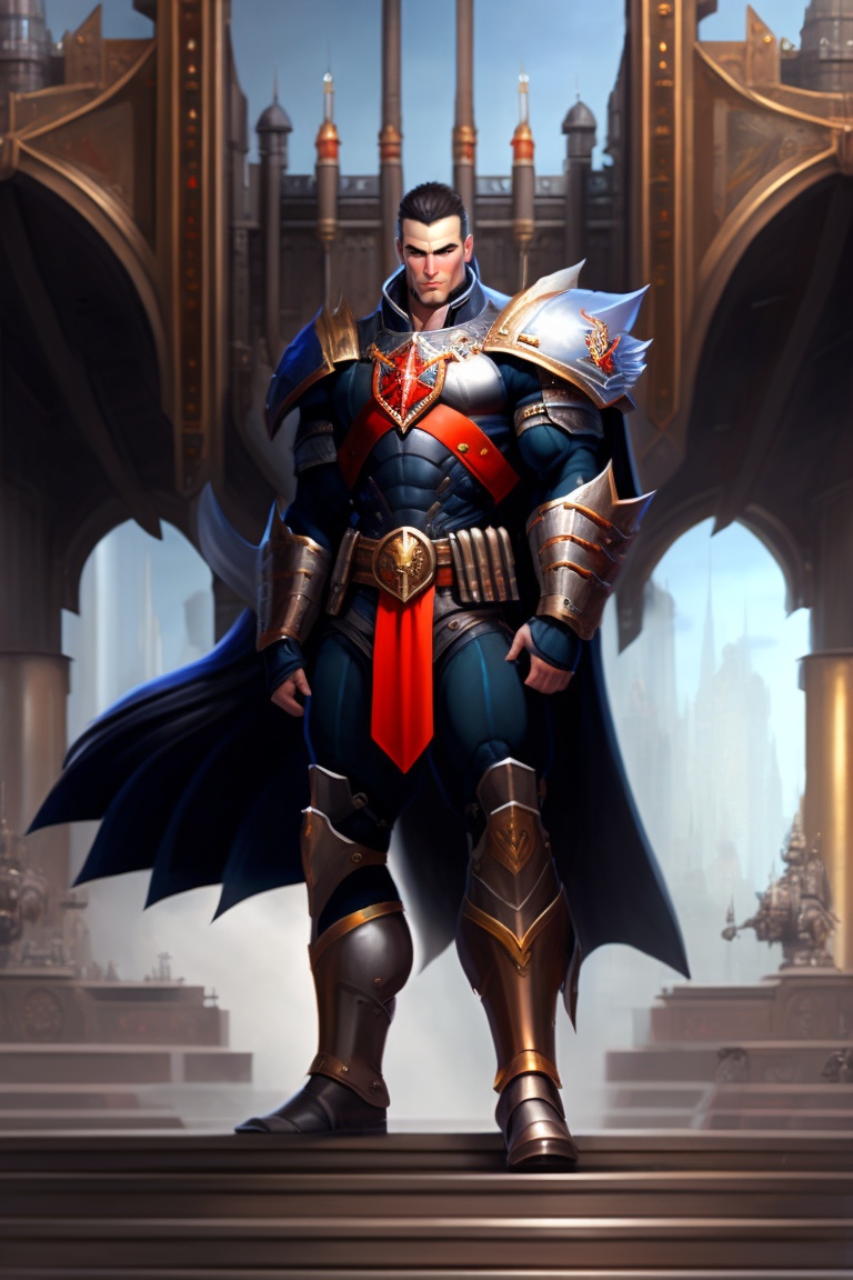 Lexica - Full Body Warhammer Portrait 40,000 Rouge Single 35 Year Old ...