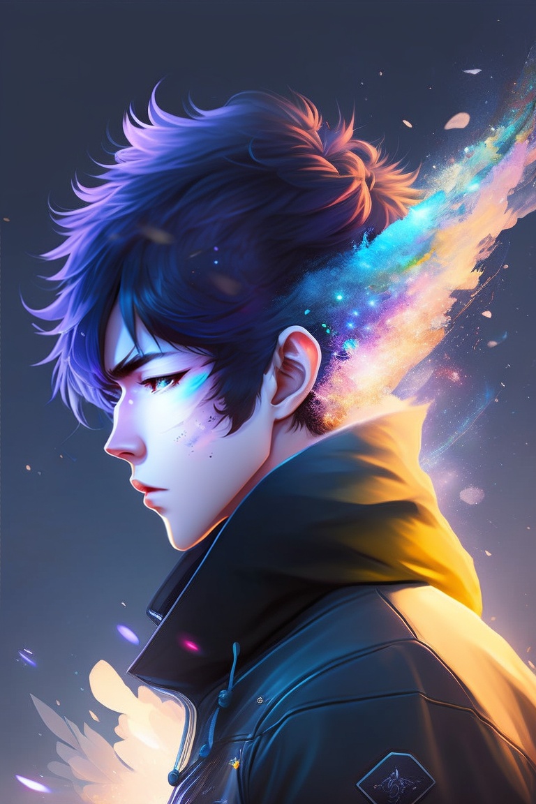 Lexica - INPUT = anime guy OUTPUT = anime guy with a black hoodie, guy ...