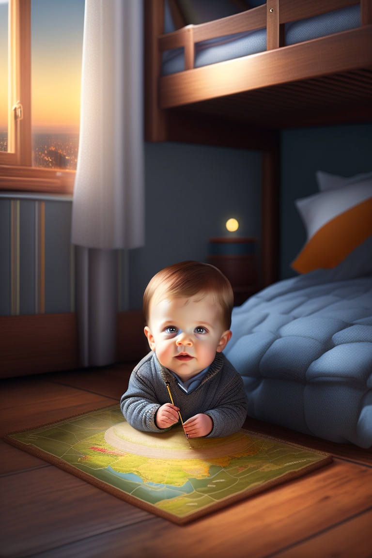 Lexica - One sunny morning, as Jack woke up with a sparkle in his eyes ...