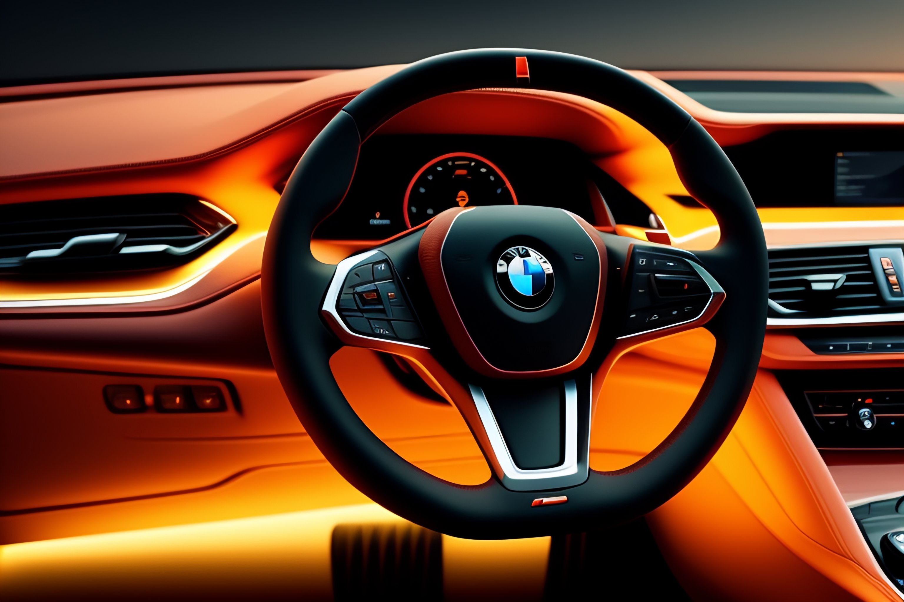 Lexica - BMW glowing LED steering wheel