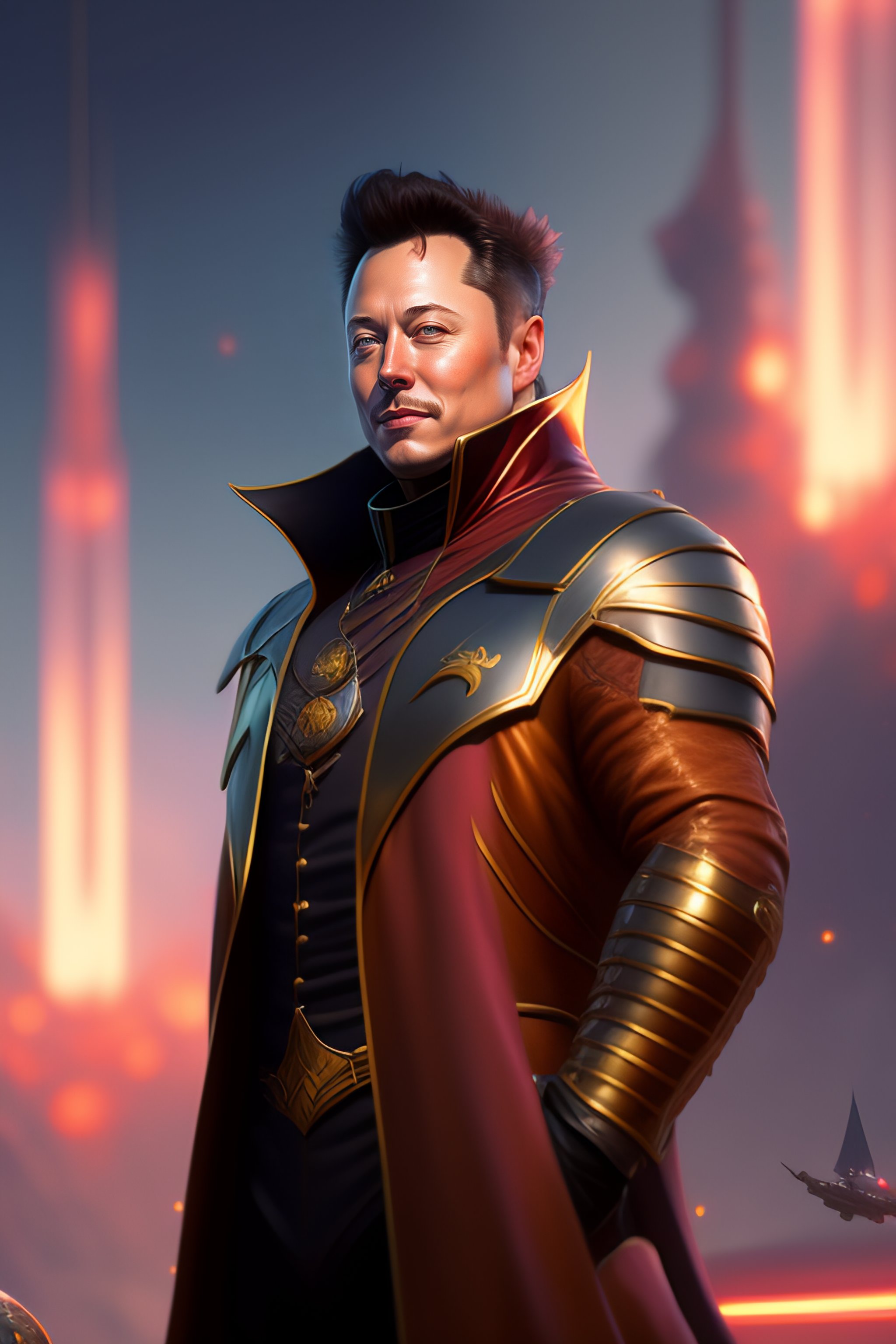 Lexica - Elon musk staring at the camera smirking and laughing, magic ...