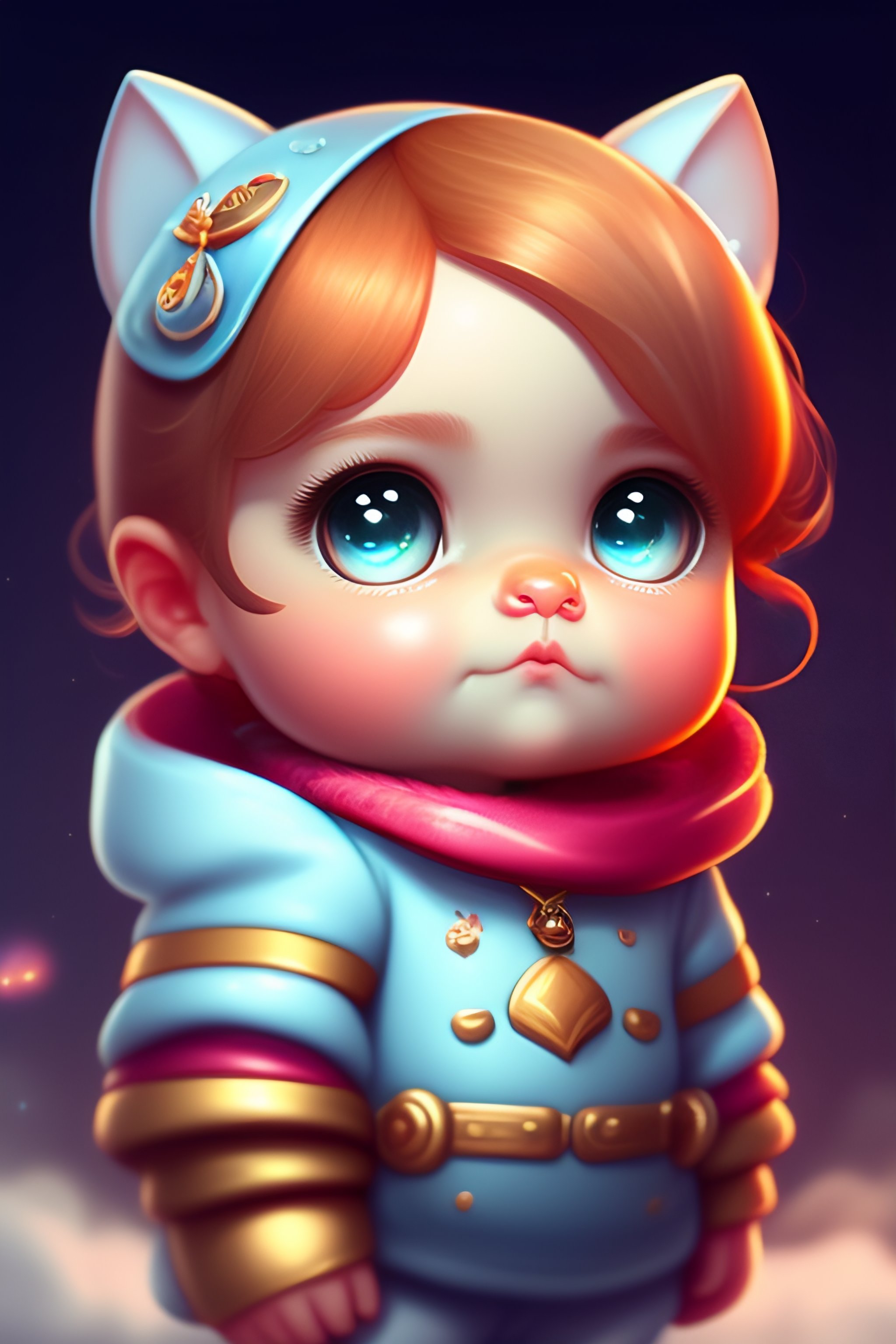 Lexica - Cute and adorable cartoon it baby, fantasy, dreamlike ...