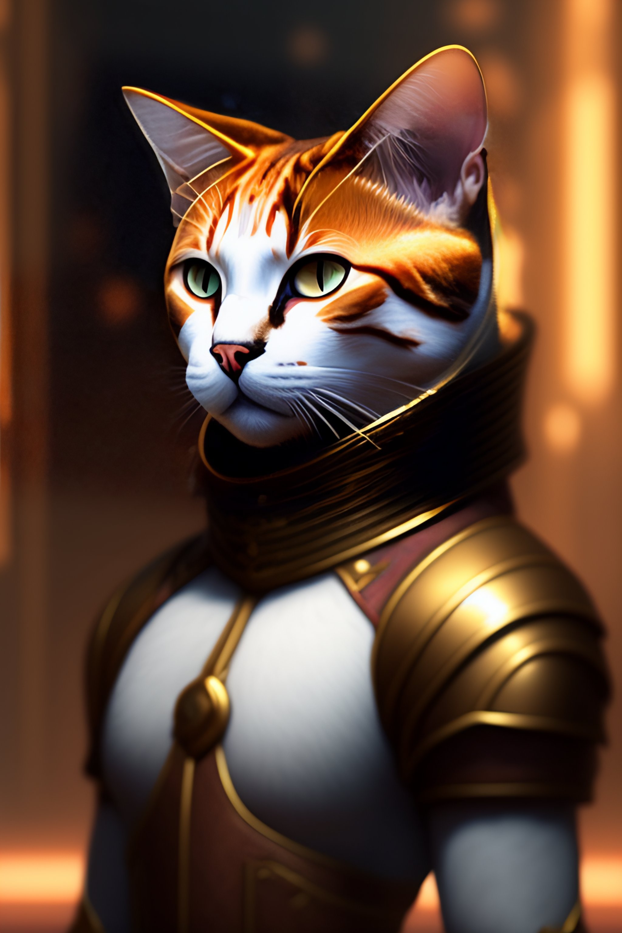 Lexica - Cat, humanized