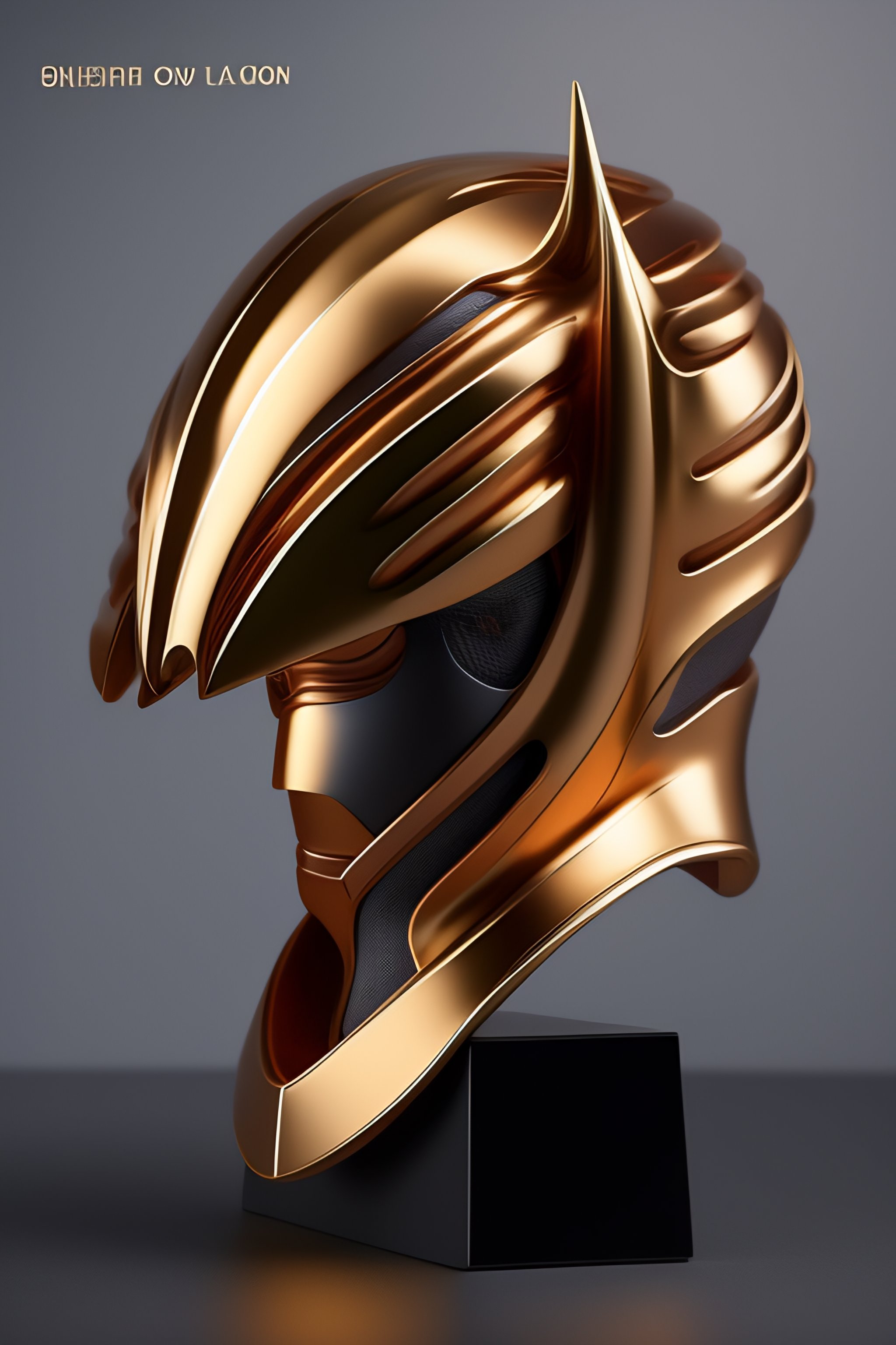 Lexica - DC Universe Batman helmet made of walnut wood, intricate ...