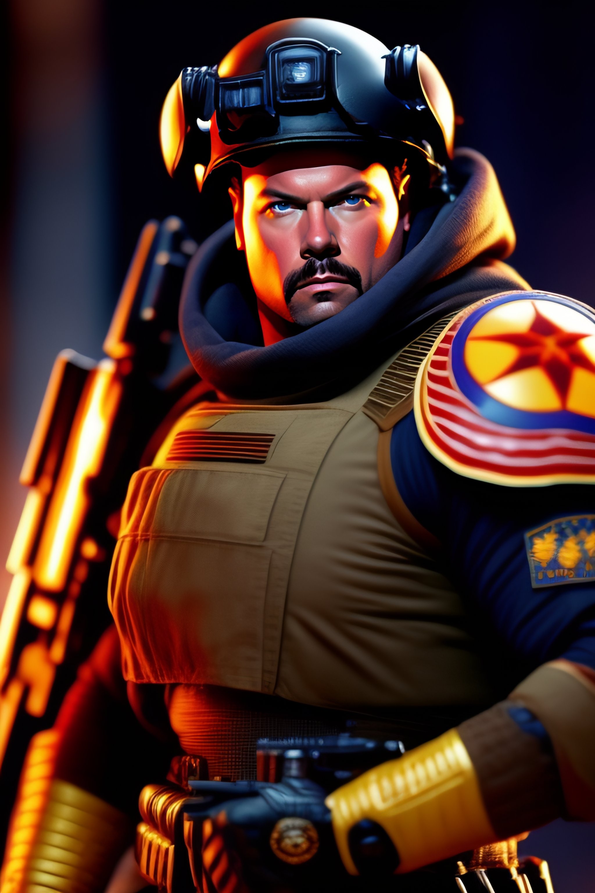 Lexica - Adam baldwin as a badass space marine in heavy servo armor ...