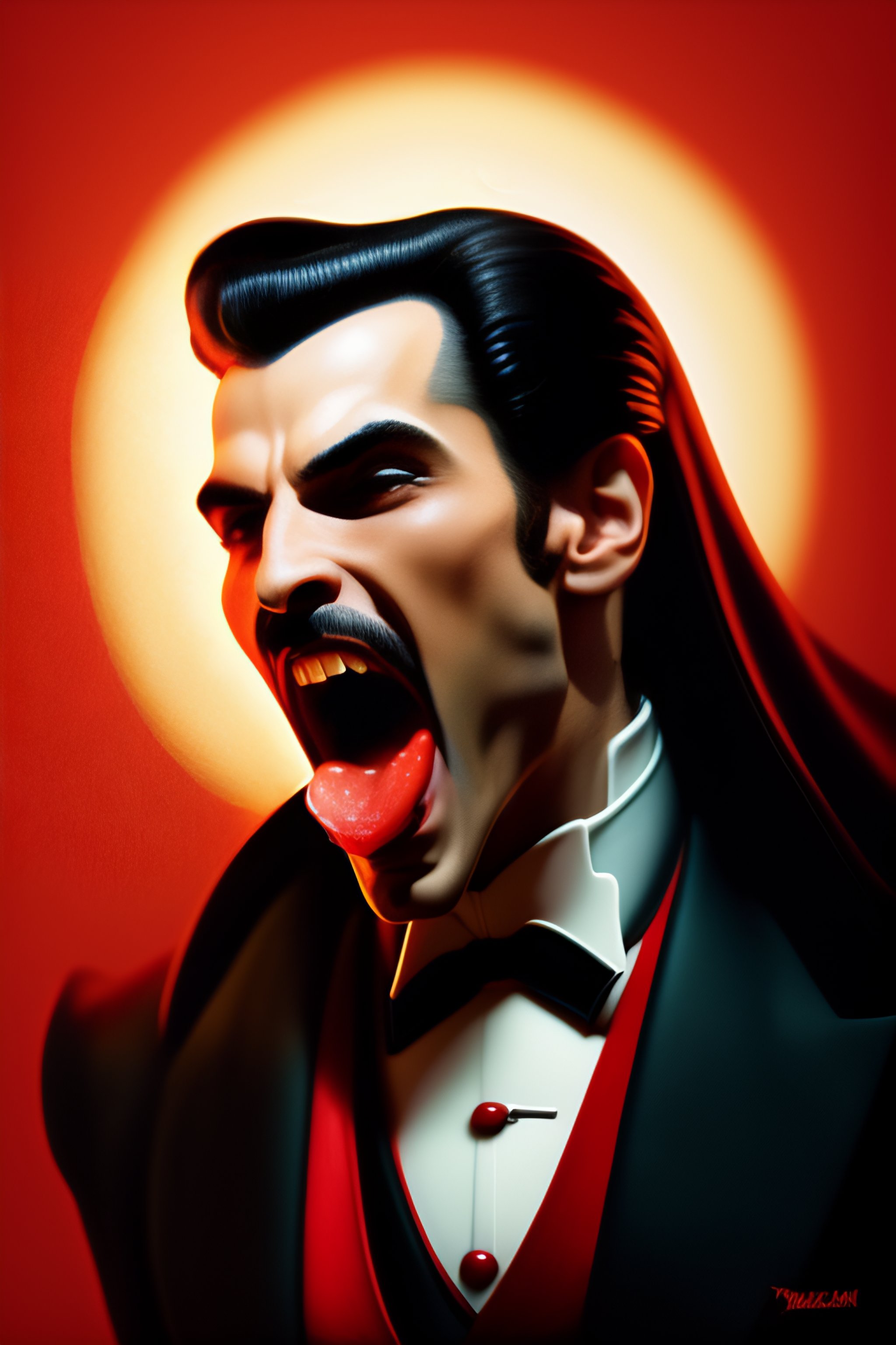 Lexica - Dracula Vampire eating