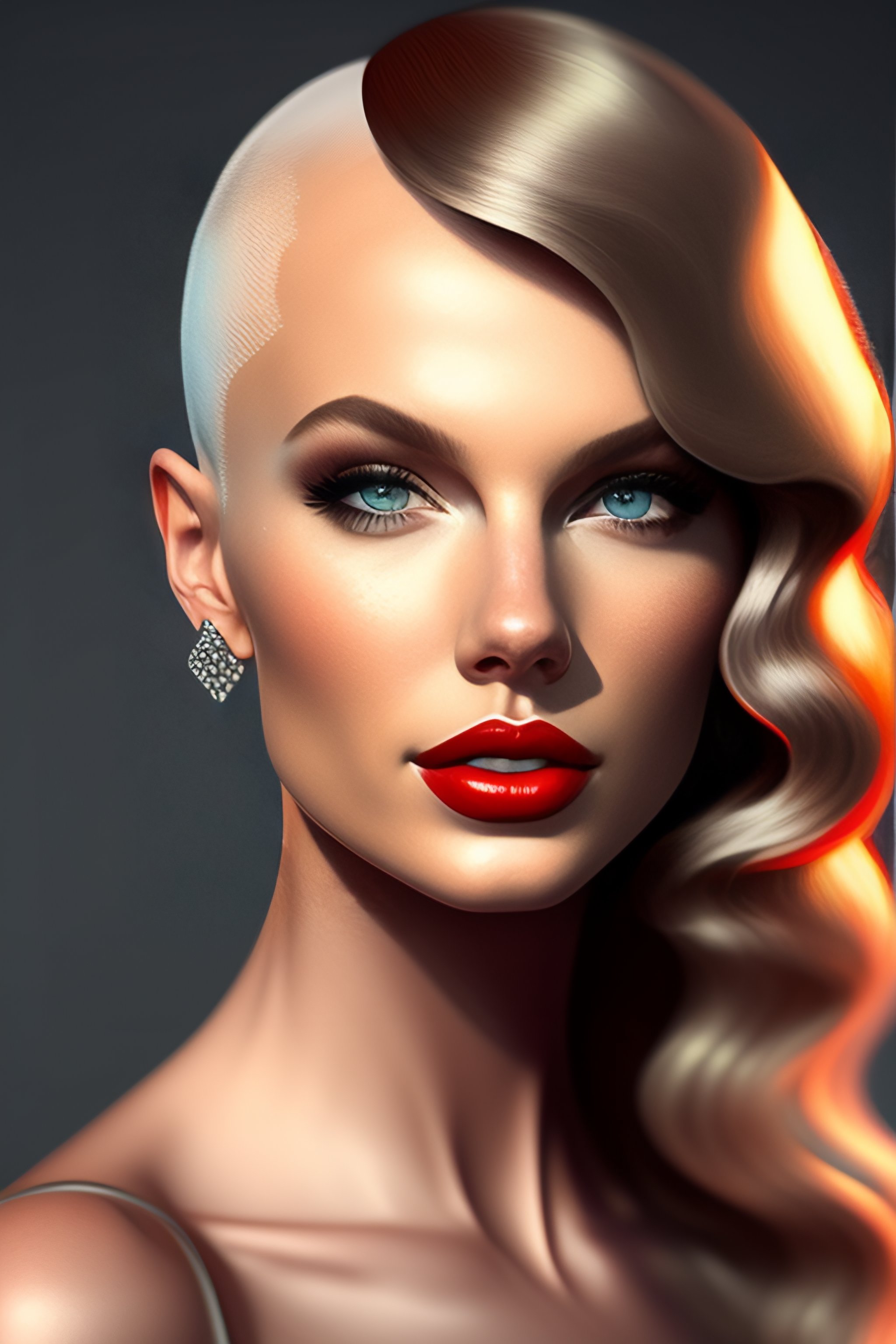 Lexica - Taylor swift bald , hyperdetailed, artstation, cgsociety,8k