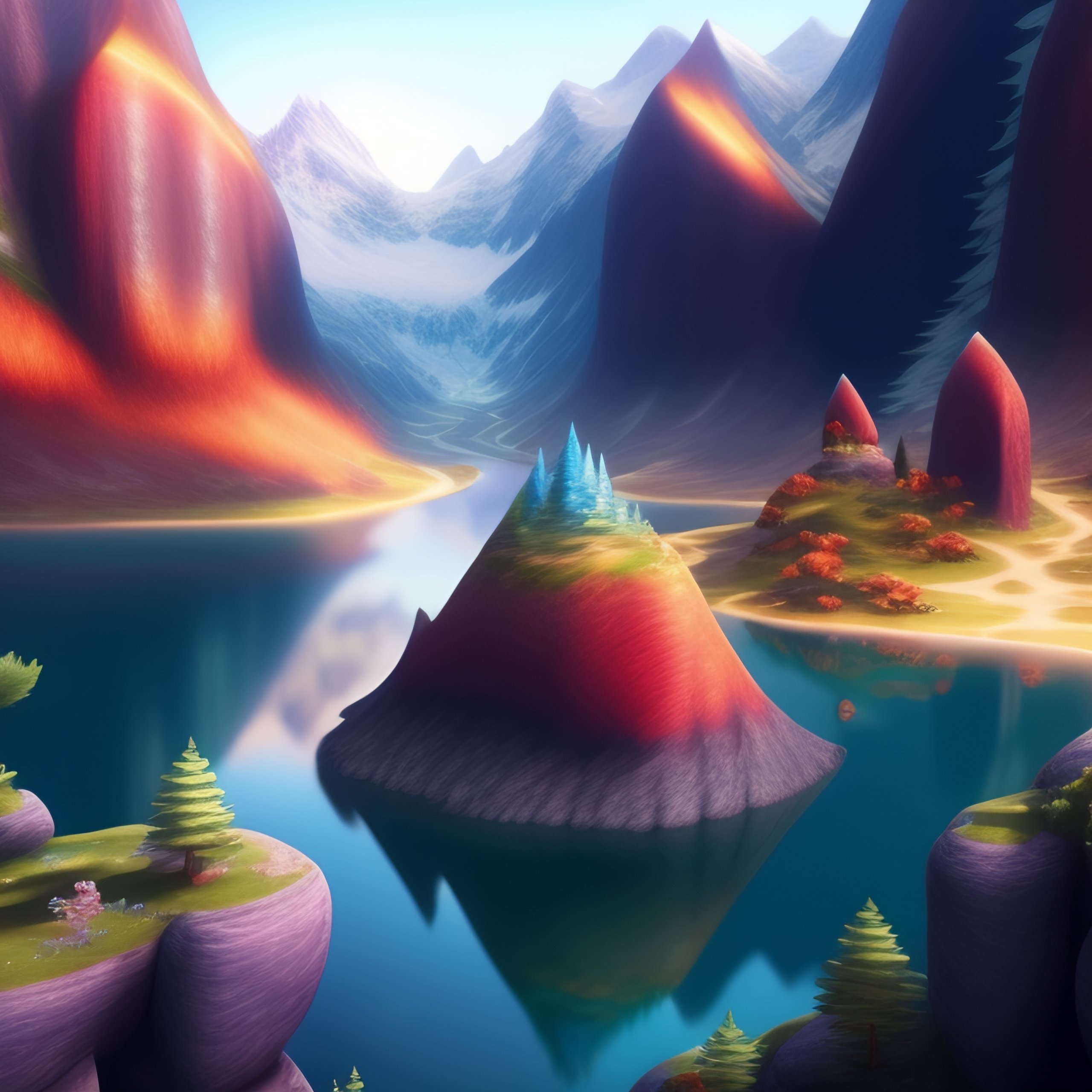 Lexica - Pokemon in the mountain photo, 4k hd photo, sharp photo ...