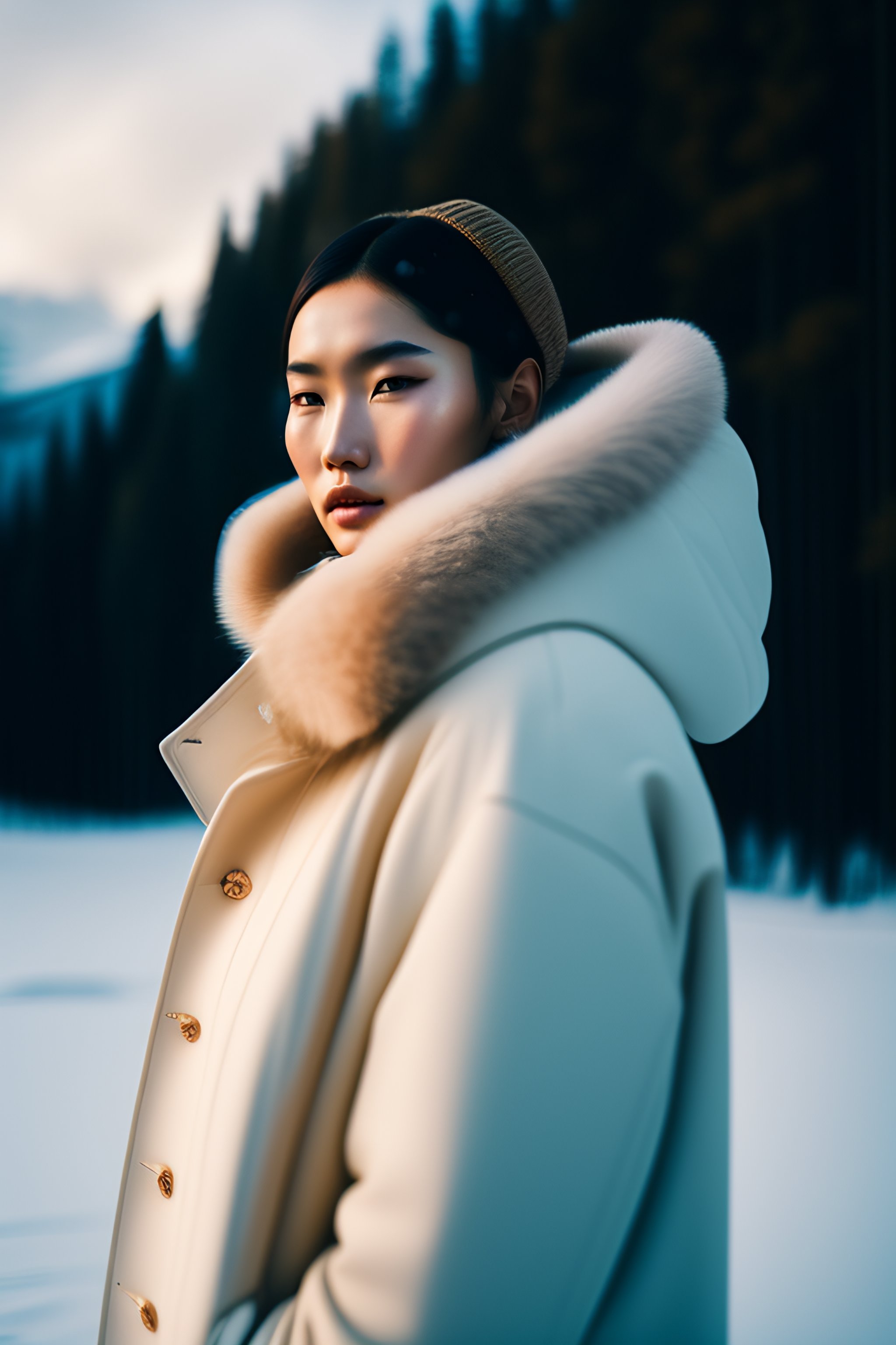 Lexica - Almaty girl, kazakh, Portrait of beautiful kazakh fashion ...