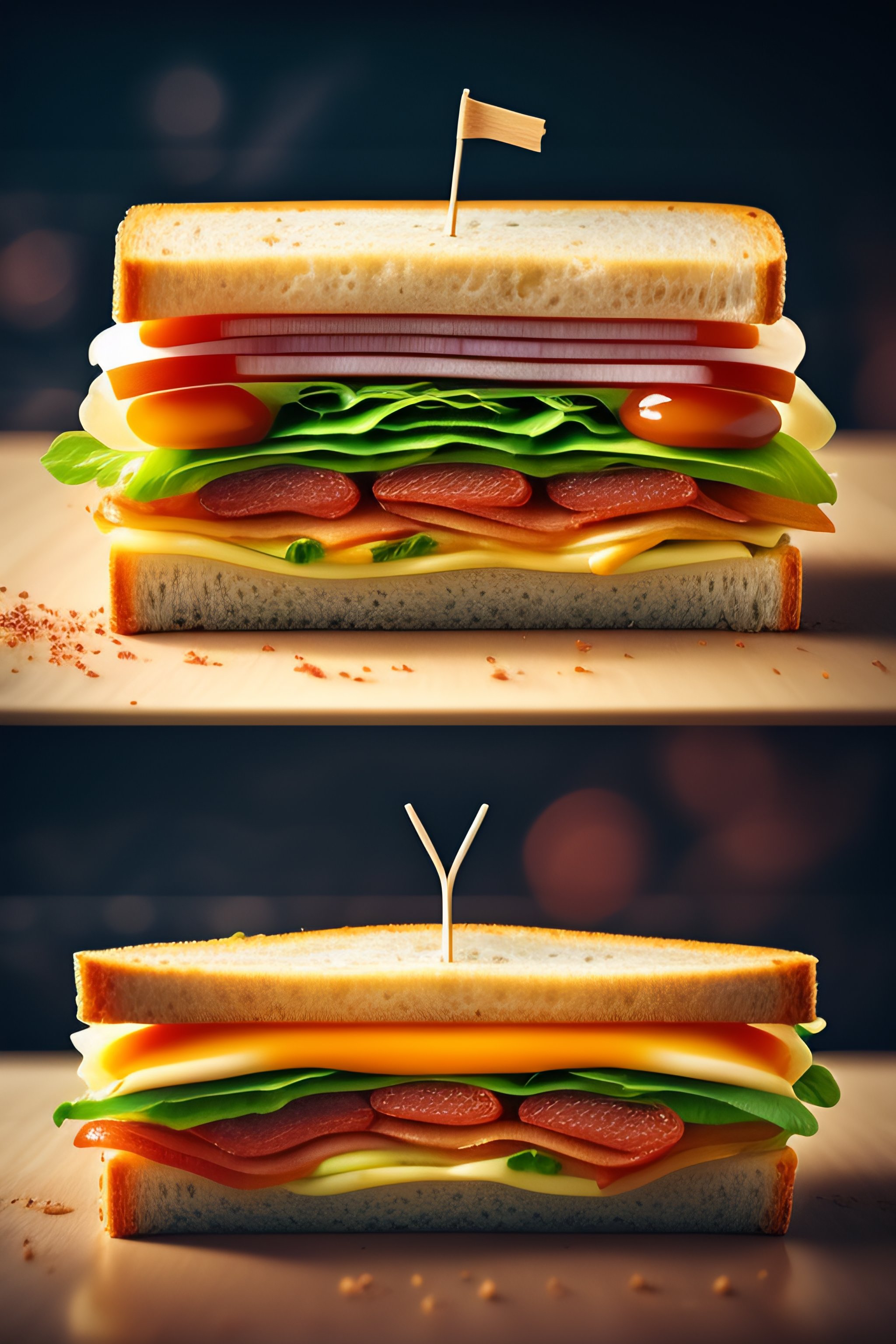 Lexica - Very weird sandwich, delicious, surreal, funny