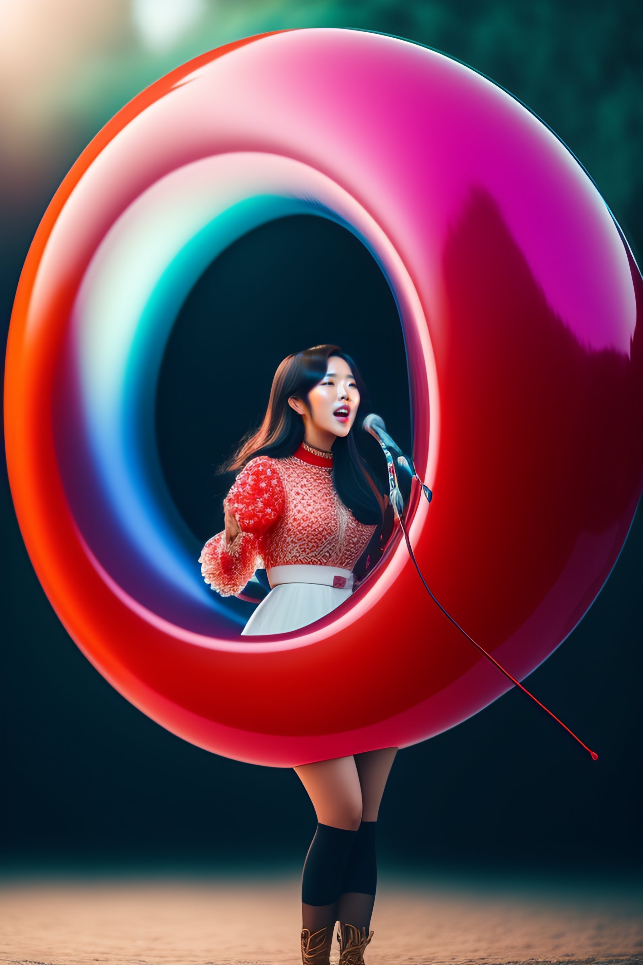 Lexica - Iu k-pop singing in the balloon