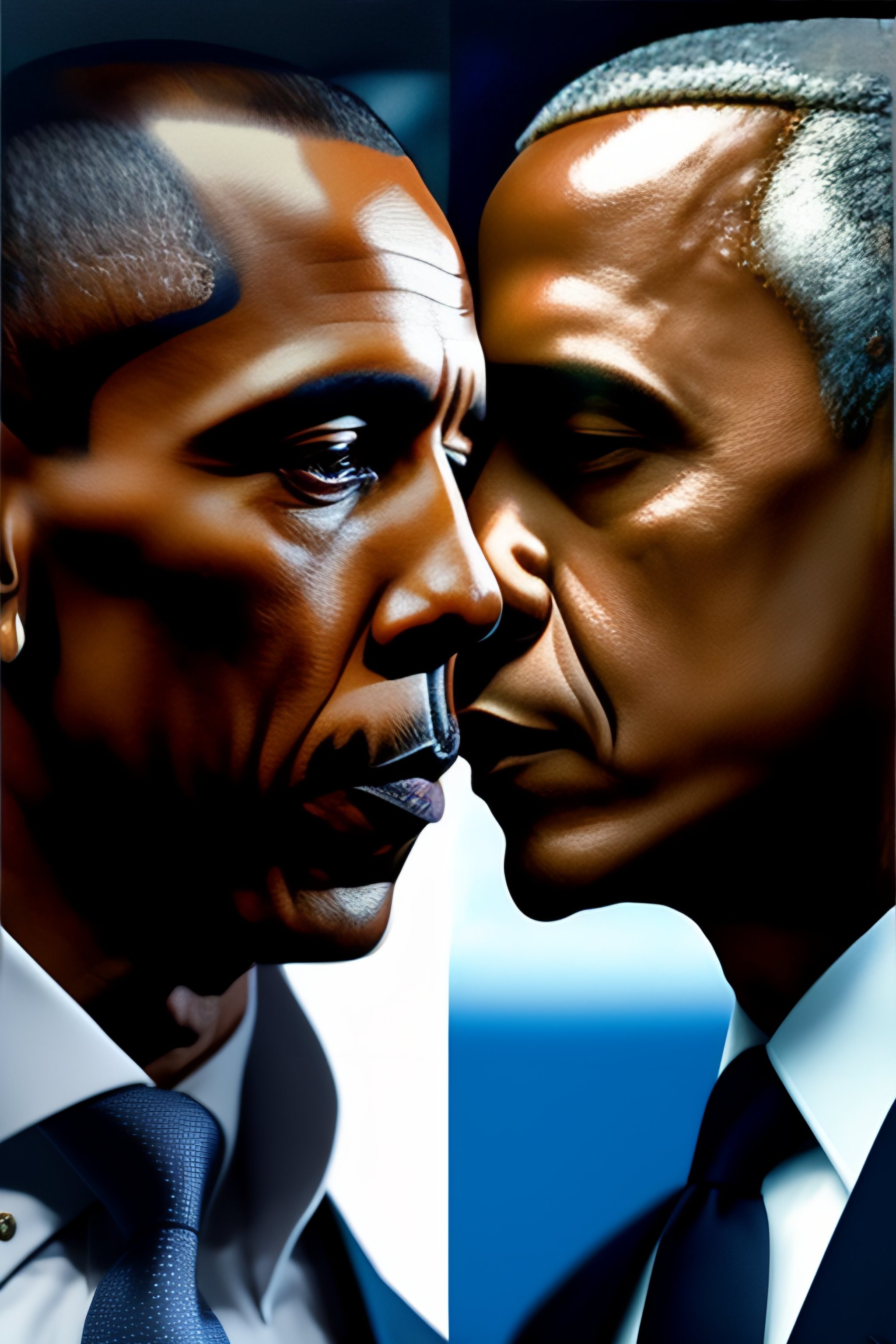 Lexica - Vladimir Putin having a face off with Barack Obama, ultra ...
