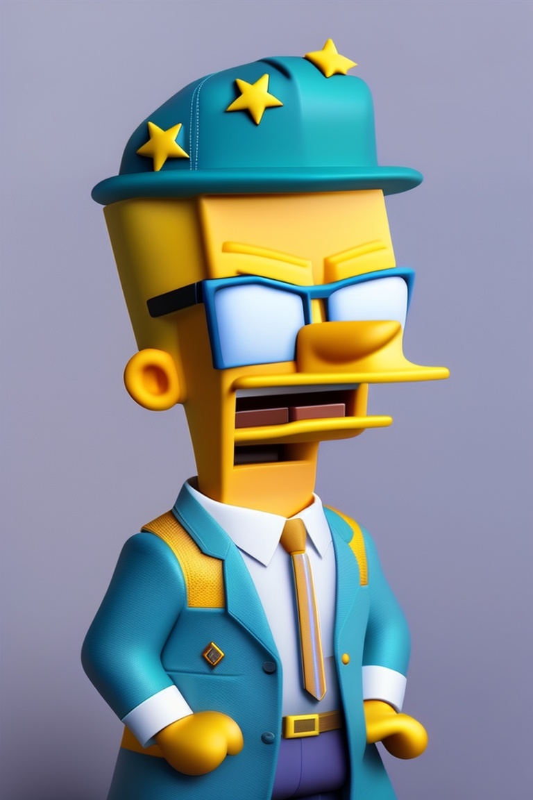 Lexica - Bart Simpson , pop surealism