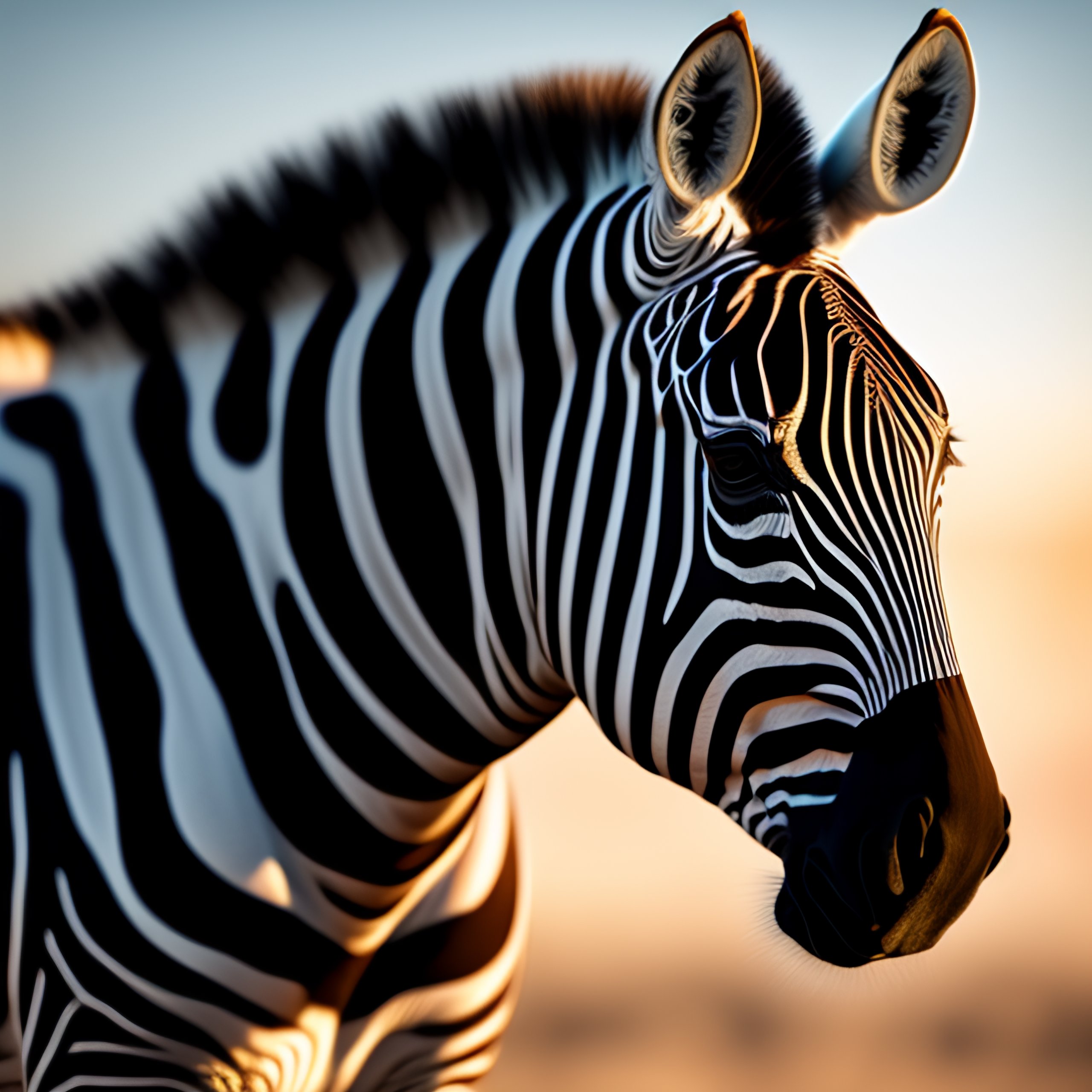 Lexica - Zebra , Knolling, Highly detailed, Depth, parts, Lumen render, 8k'