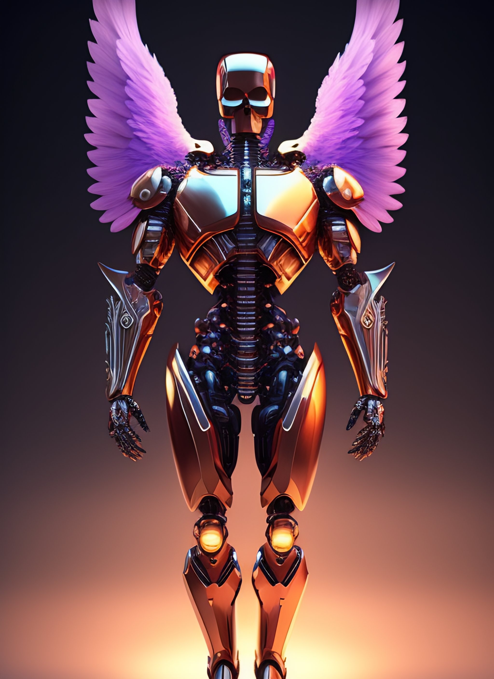 Lexica - Robot anthropomorphic,with human skeleton,muscle fibers,demi ...