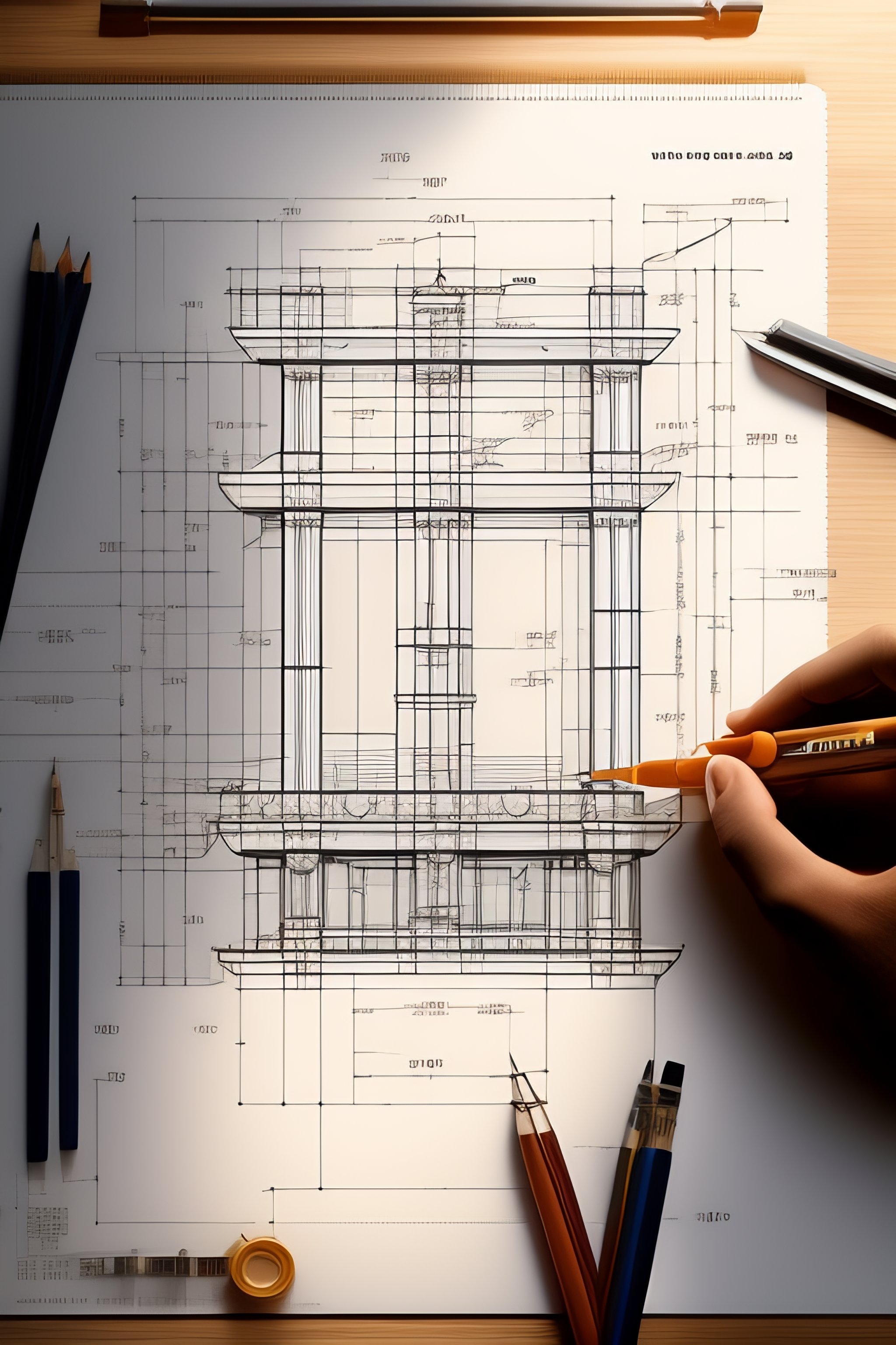 Lexica - Technical drawing
