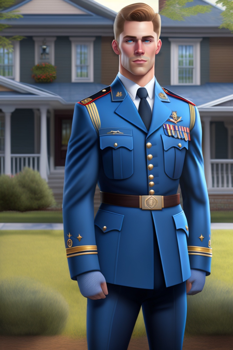 Lexica - Samuel Turner, army soldier uniform, male, age 35, rank ...