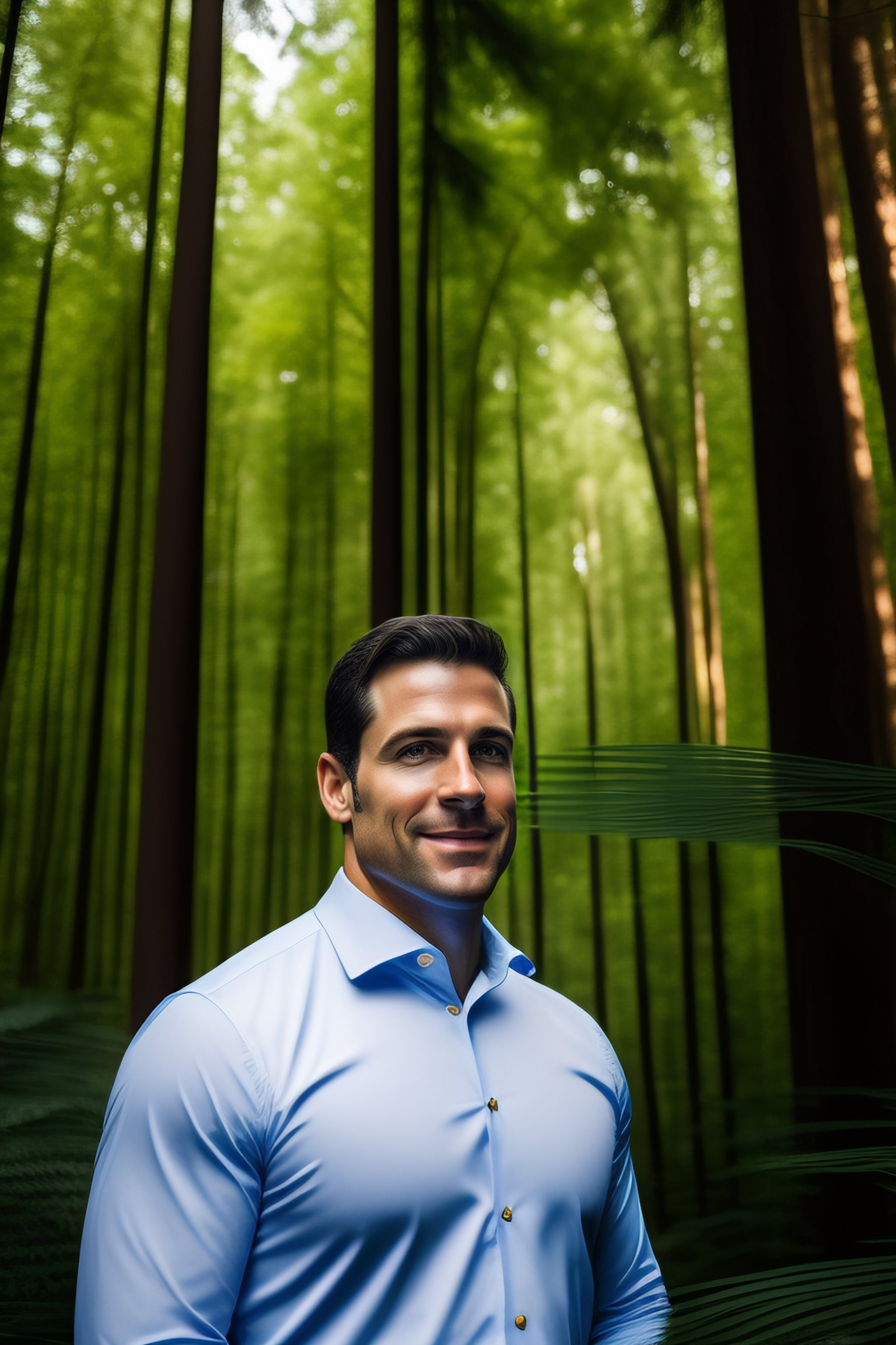 Lexica - Matt kelly, ceo of radical compliance, in a forest