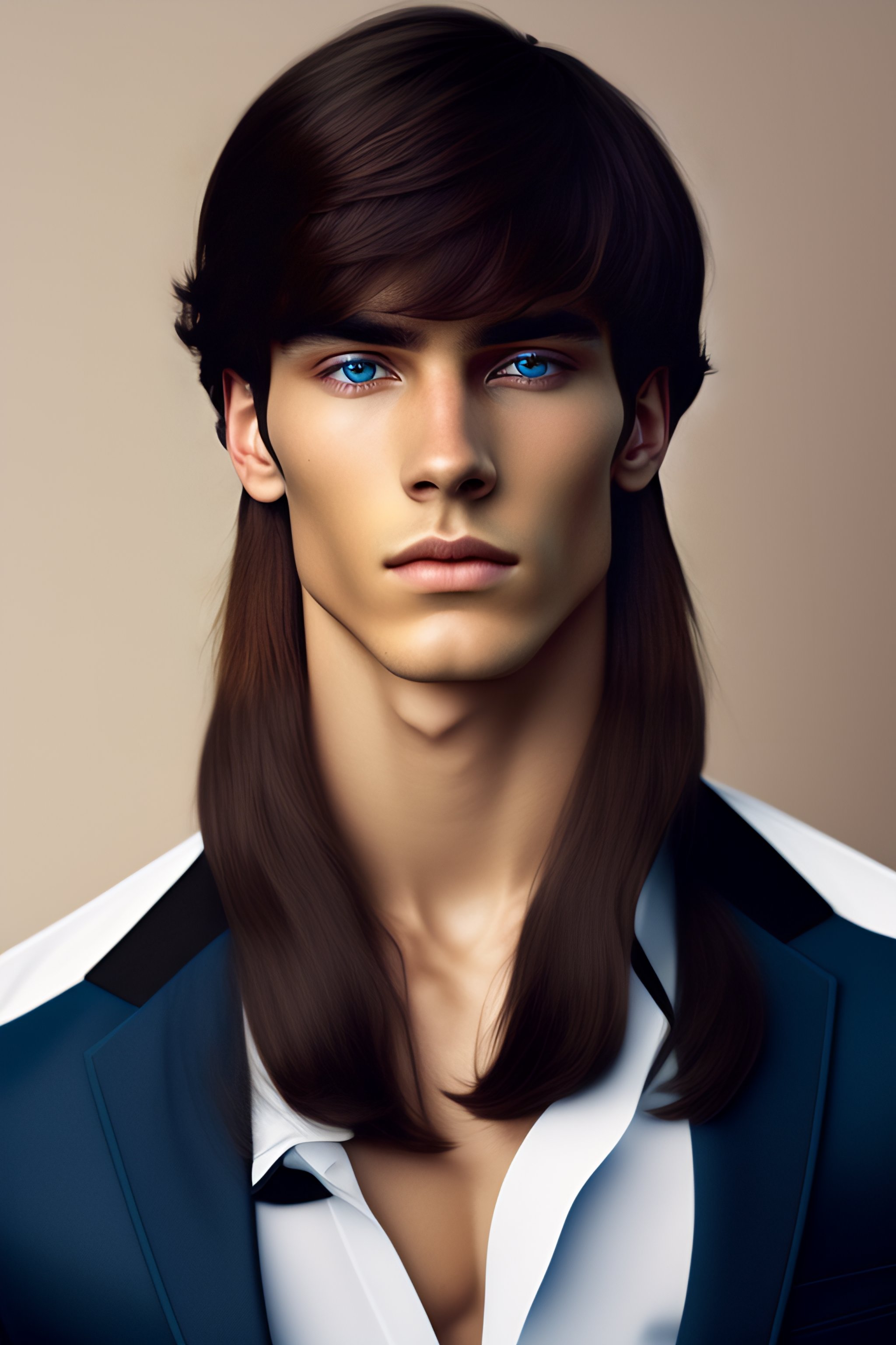 Lexica - Protrait, photograph, androgynous young man, delicate features ...