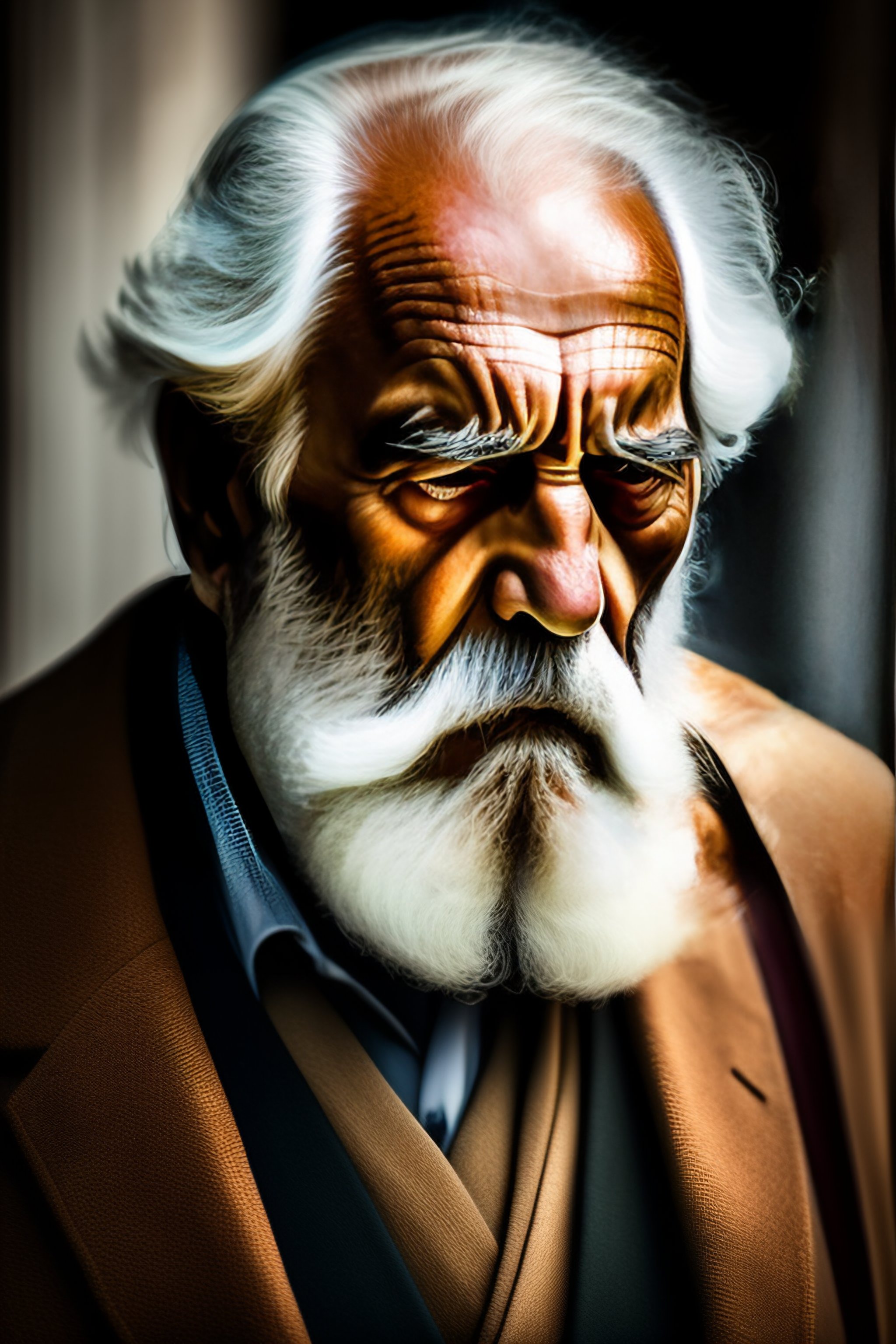Lexica - Old greek man looking angry