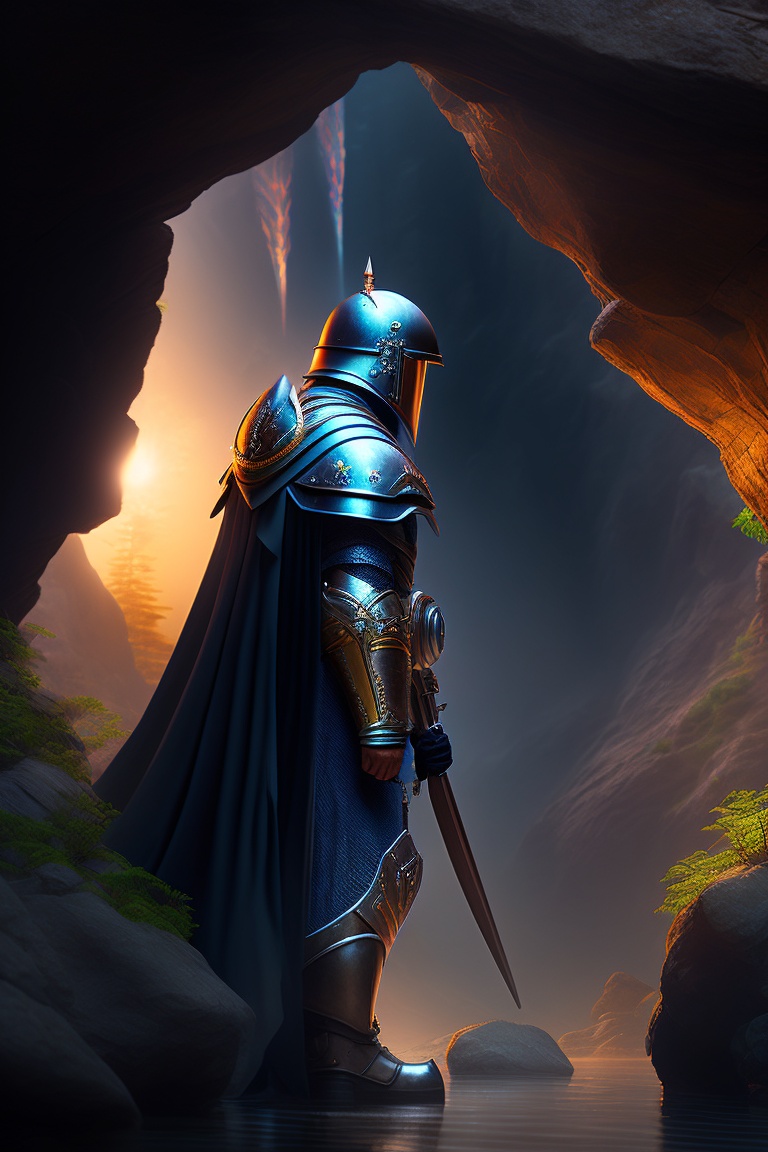 Lexica - A award winning heroic shot of a knight in a stunning detailed ...