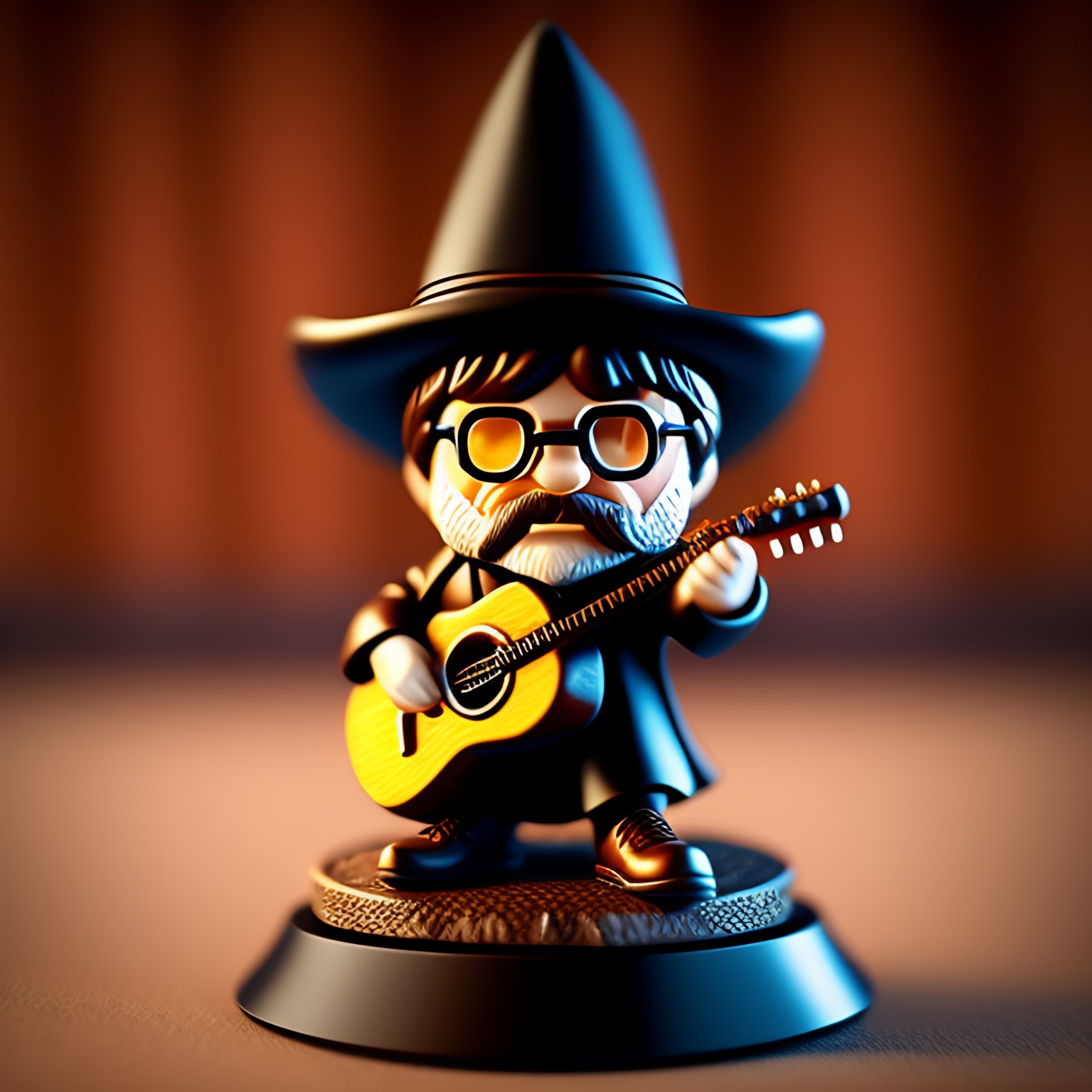 Lexica - Harry Potter with hat wizard rock playing acoustic guitar ...