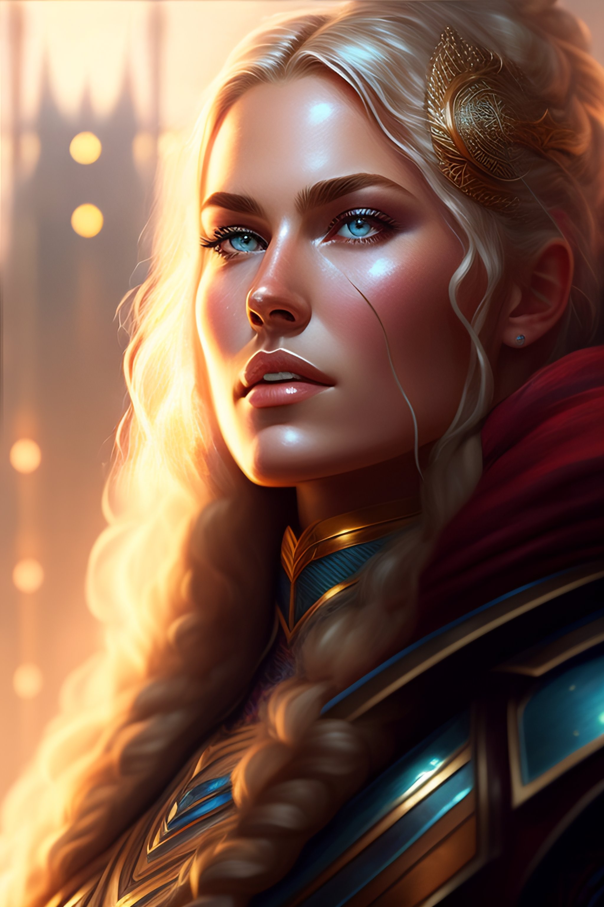 Lexica - Melichar jarda as thor, realistic portrait, symmetrical ...