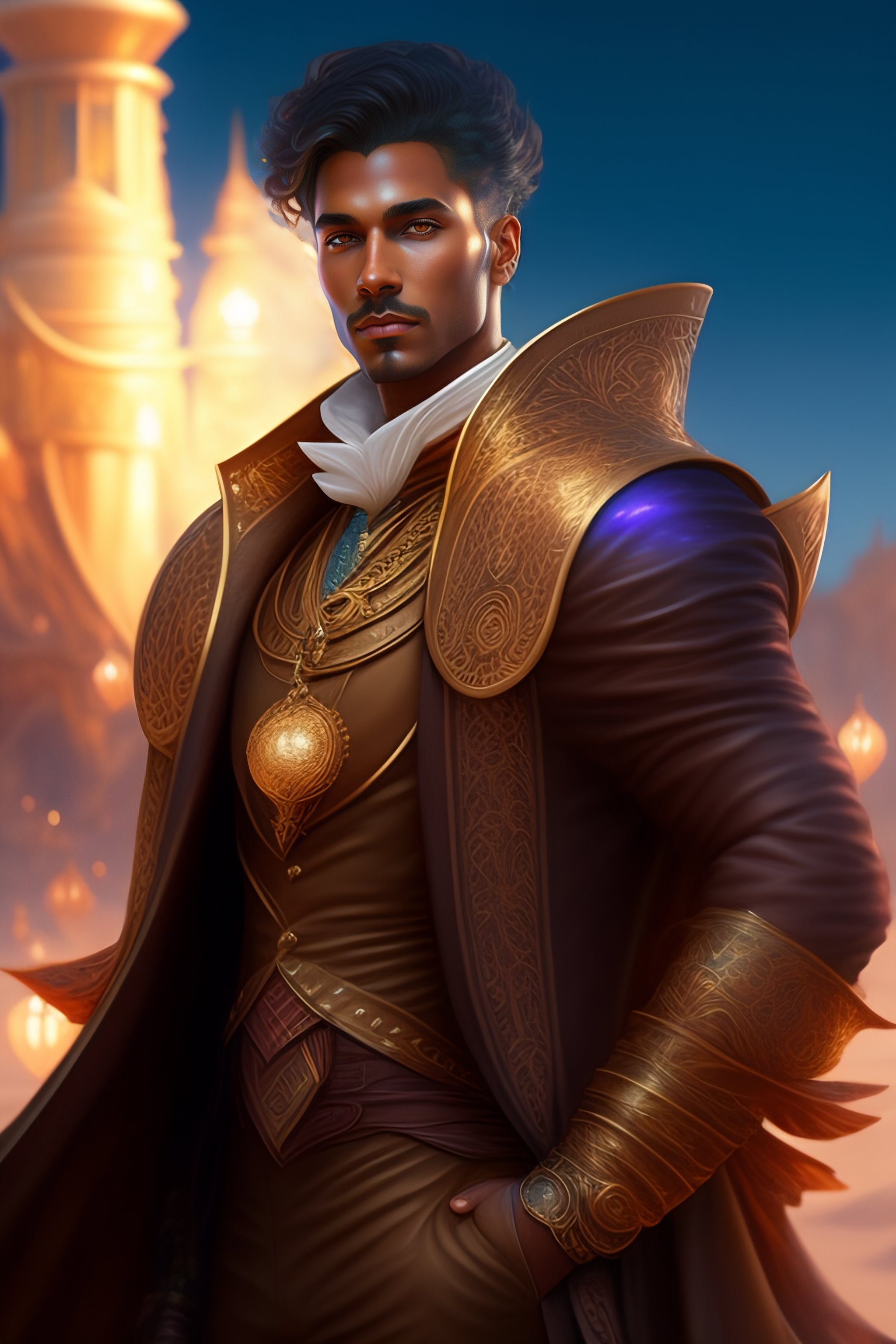 Lexica - Ultra realistic illustration of steampunk magical sandman male ...