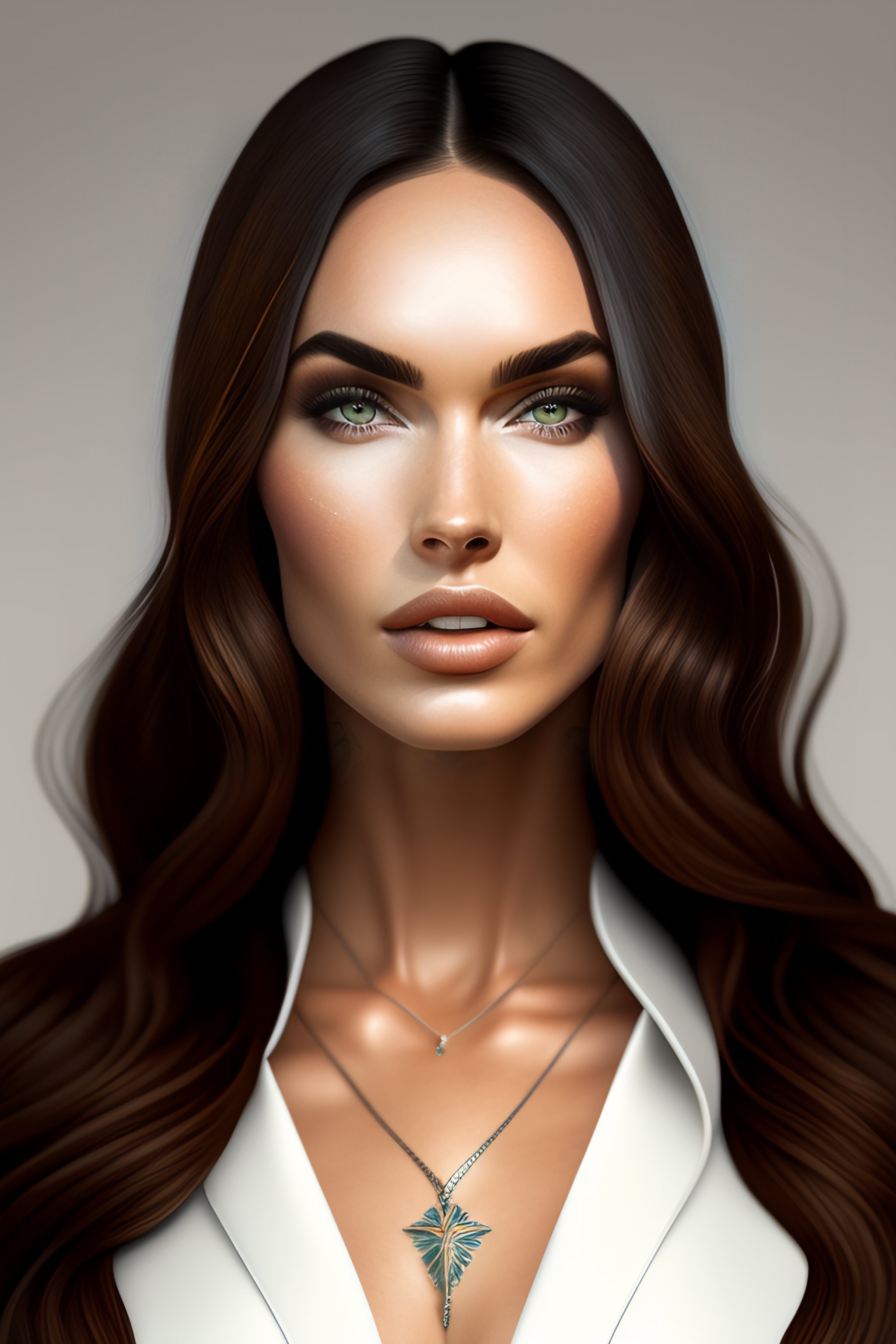 Lexica - Megan fox, symmetry!! full body portrait!!!! of a beautiful ...