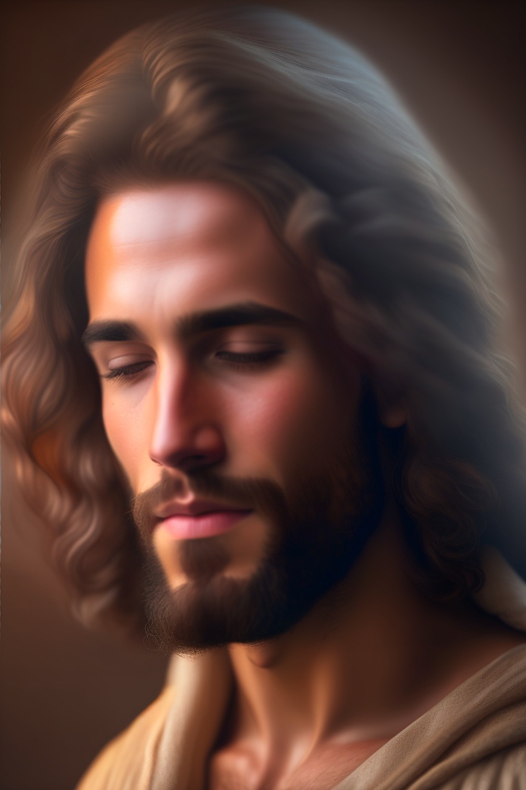 Lexica - A profound photograph of Jesus, captured with a 50mm lens ...