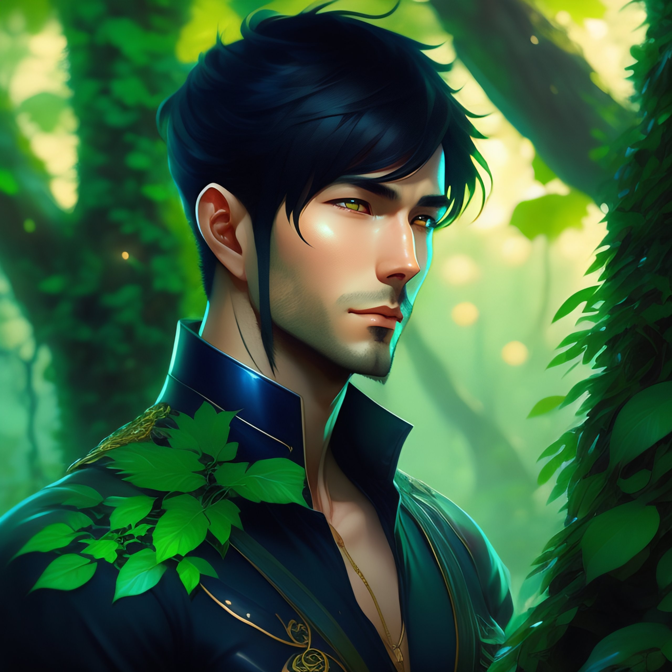 Lexica - Anime key visual of a 30yo developer man, short crew cut ...