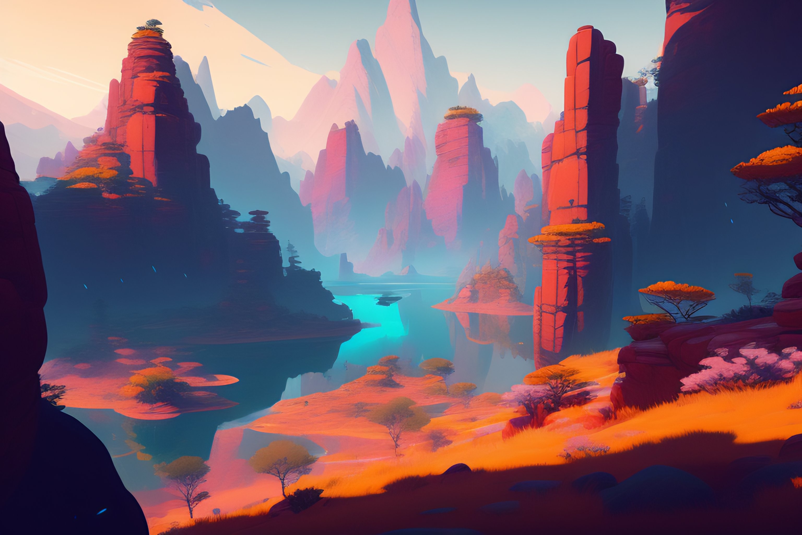 Lexica - Landscape from the Game Apex Legends, artstation winner by ...