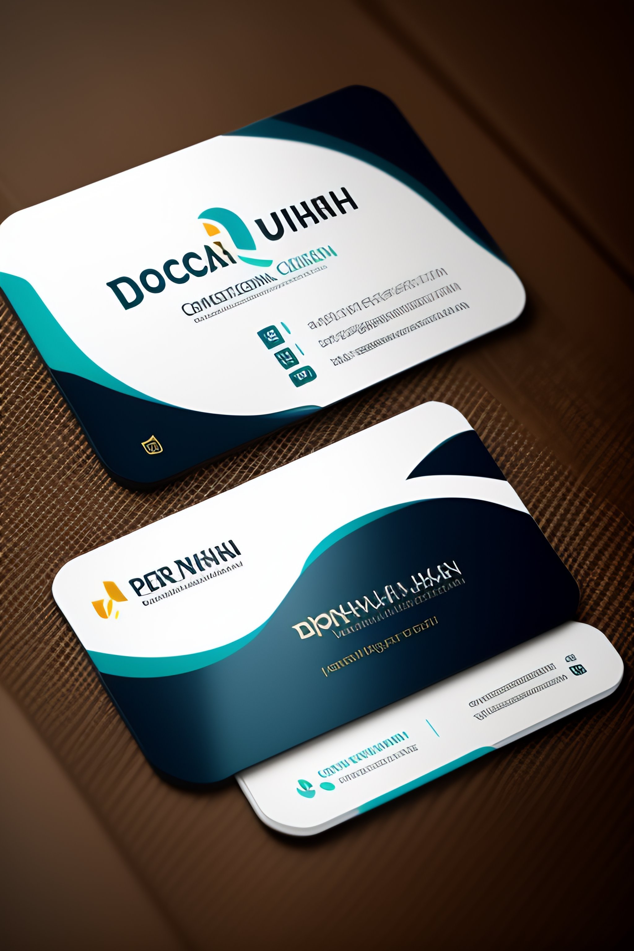 Lexica - Doctor personal card,business card, 4k, mockup, realistic ...