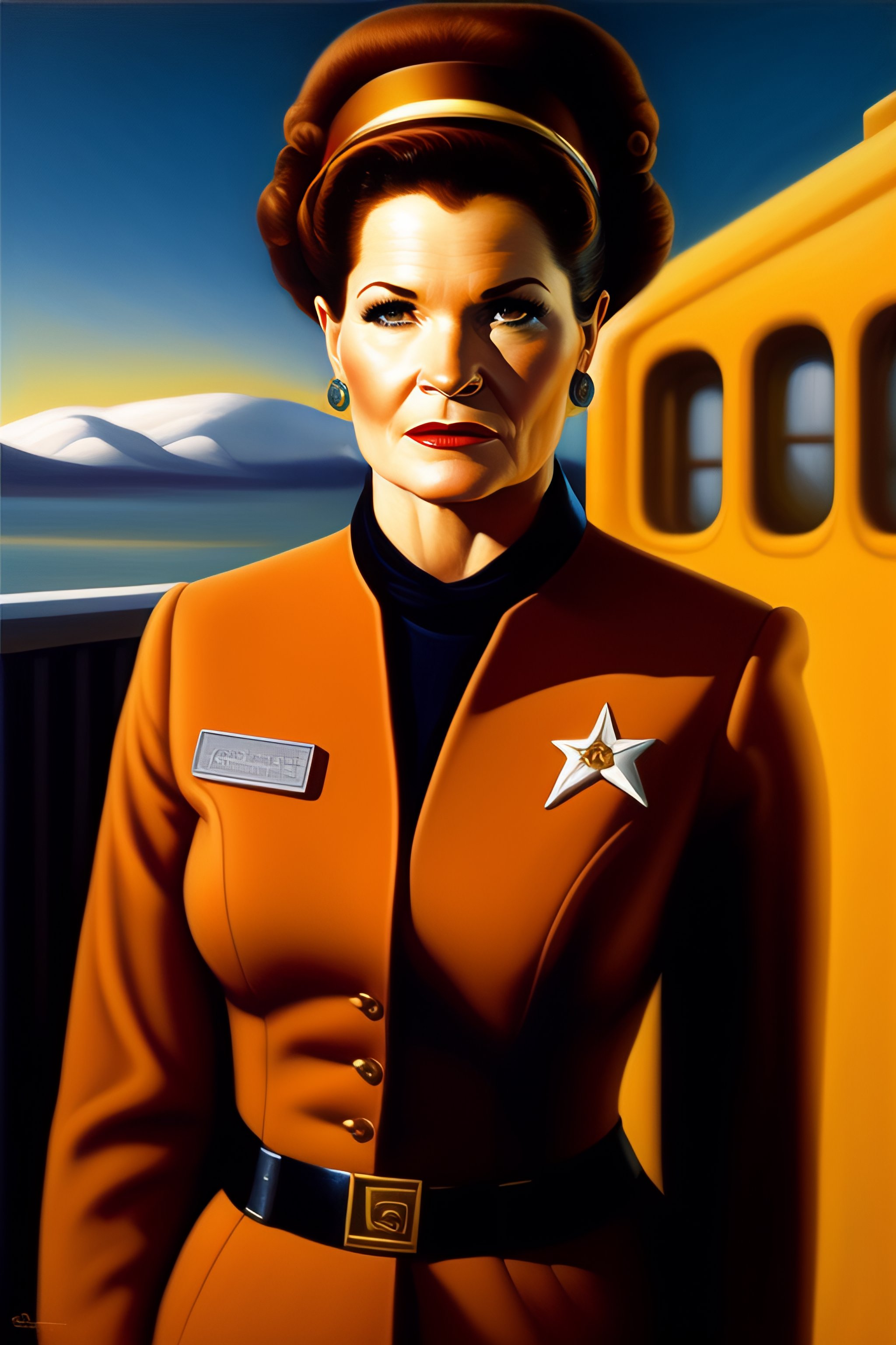 Lexica - Janeway, Captian, Star trek, Voyager, grant wood, pj crook ...