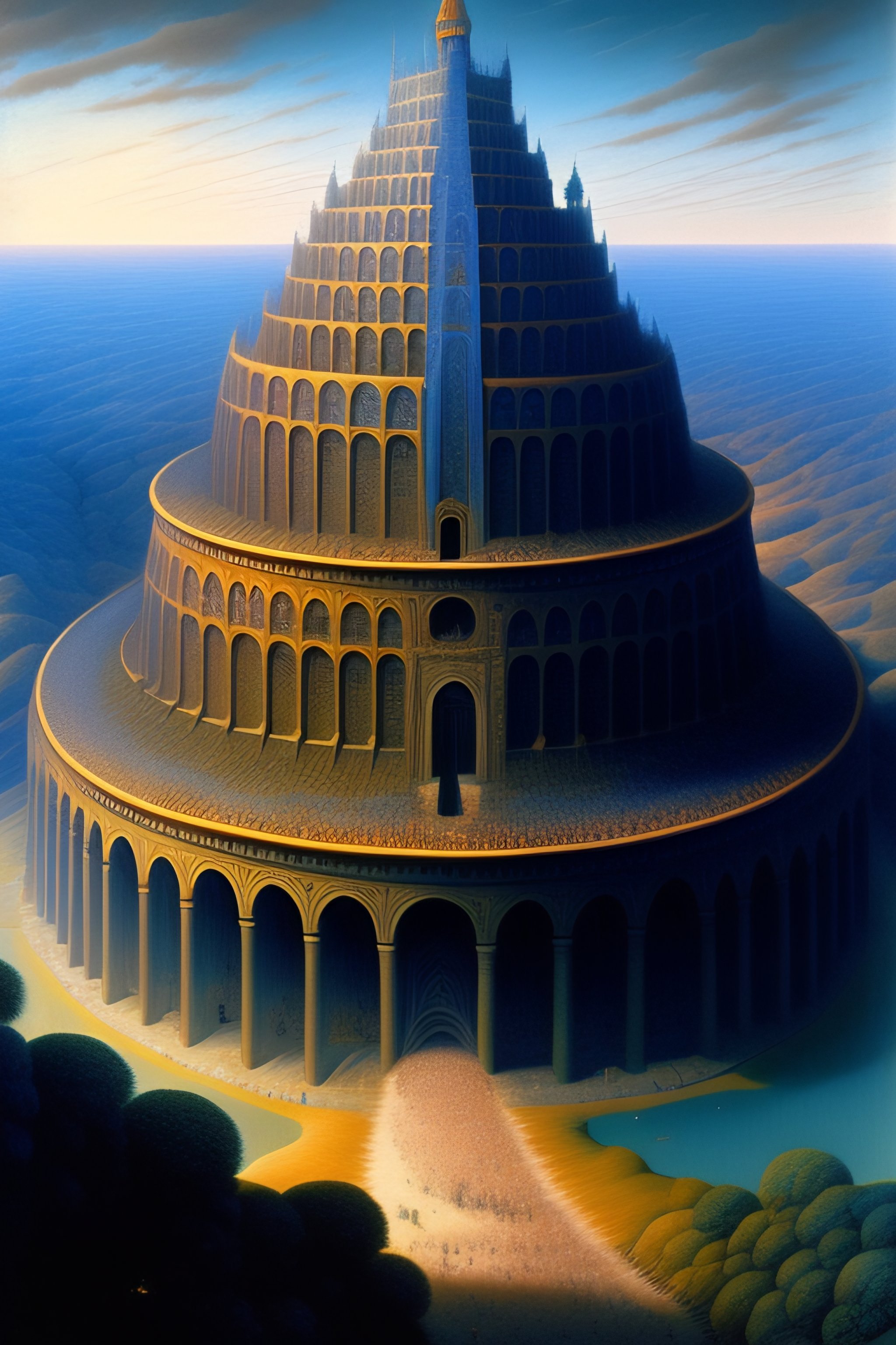 Lexica - Highly detailed, brueguel,8k, ernest fuchs, The Tower of Babel ...