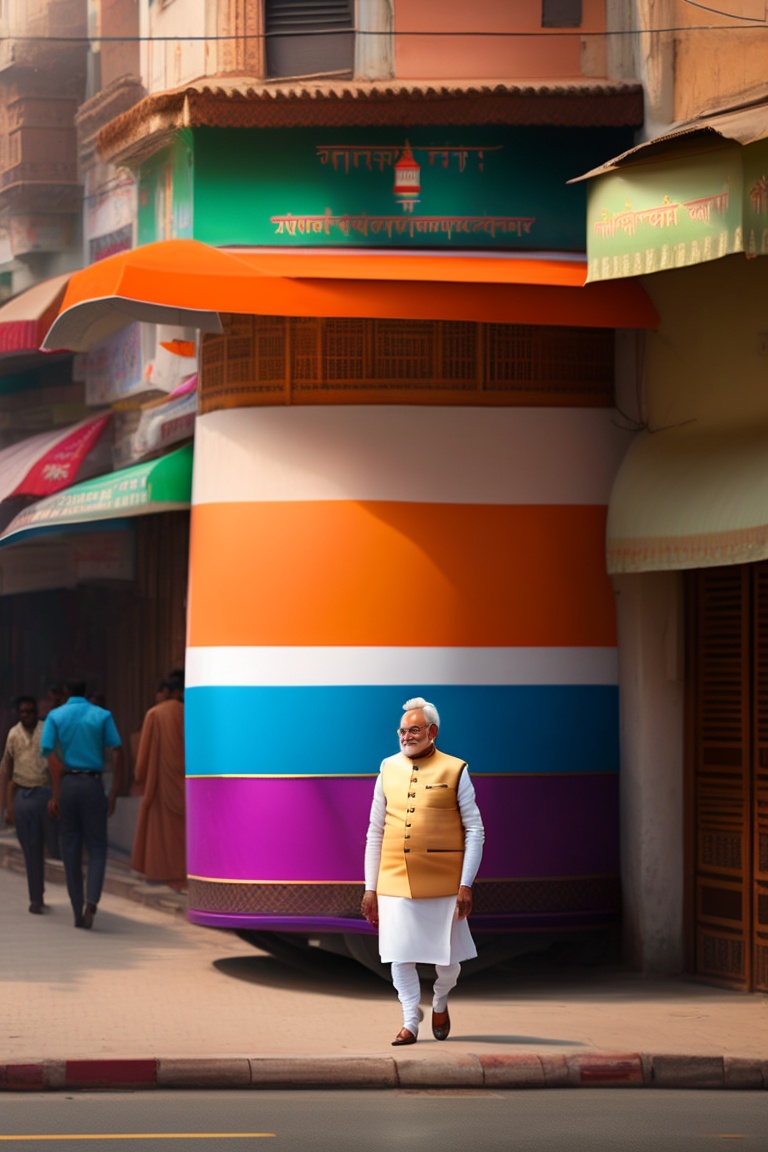 Lexica - Narendra Modi ,Indian Street