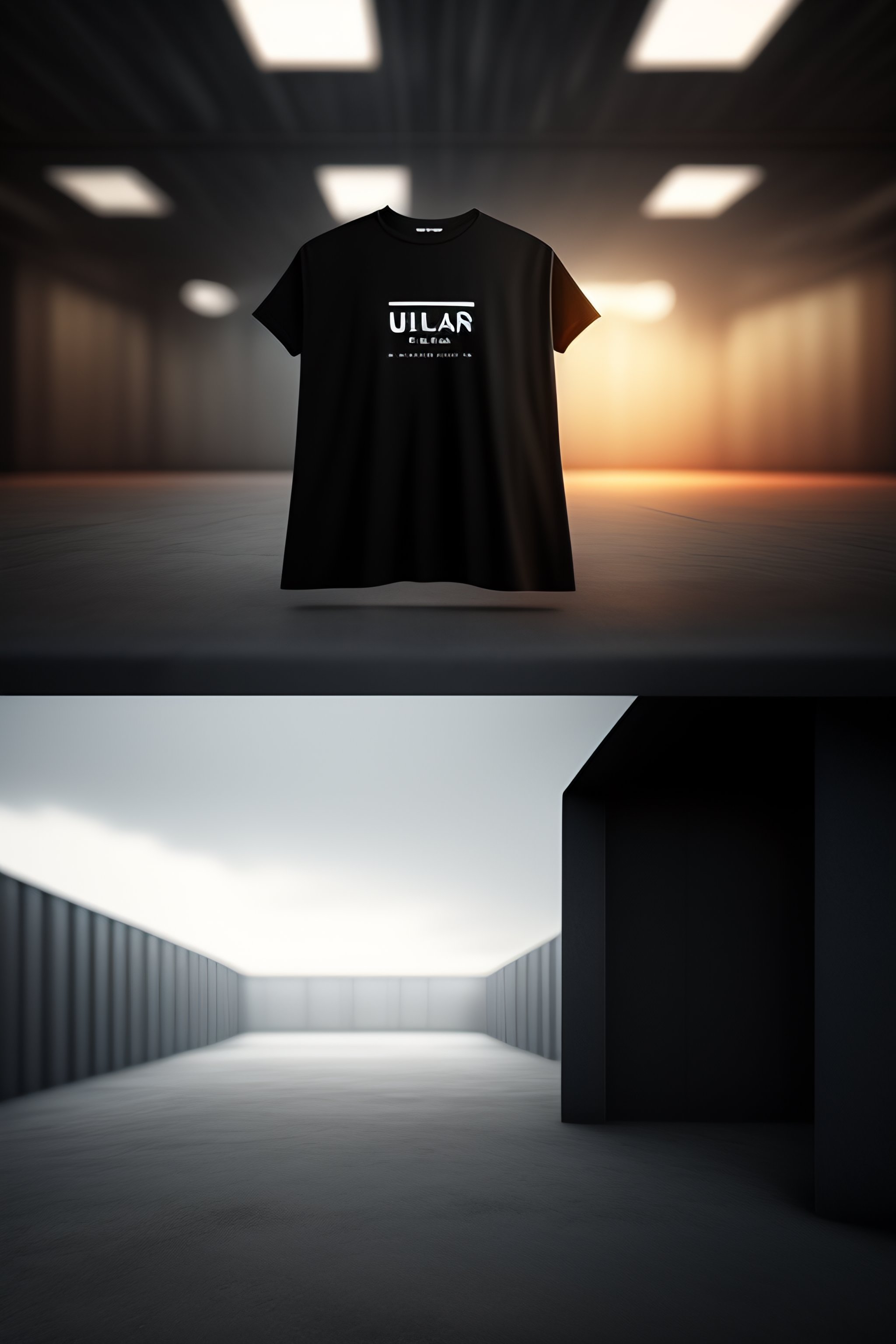 Lexica - Ultra realistic, unreal engine, empty, black T-shirt mockup ...
