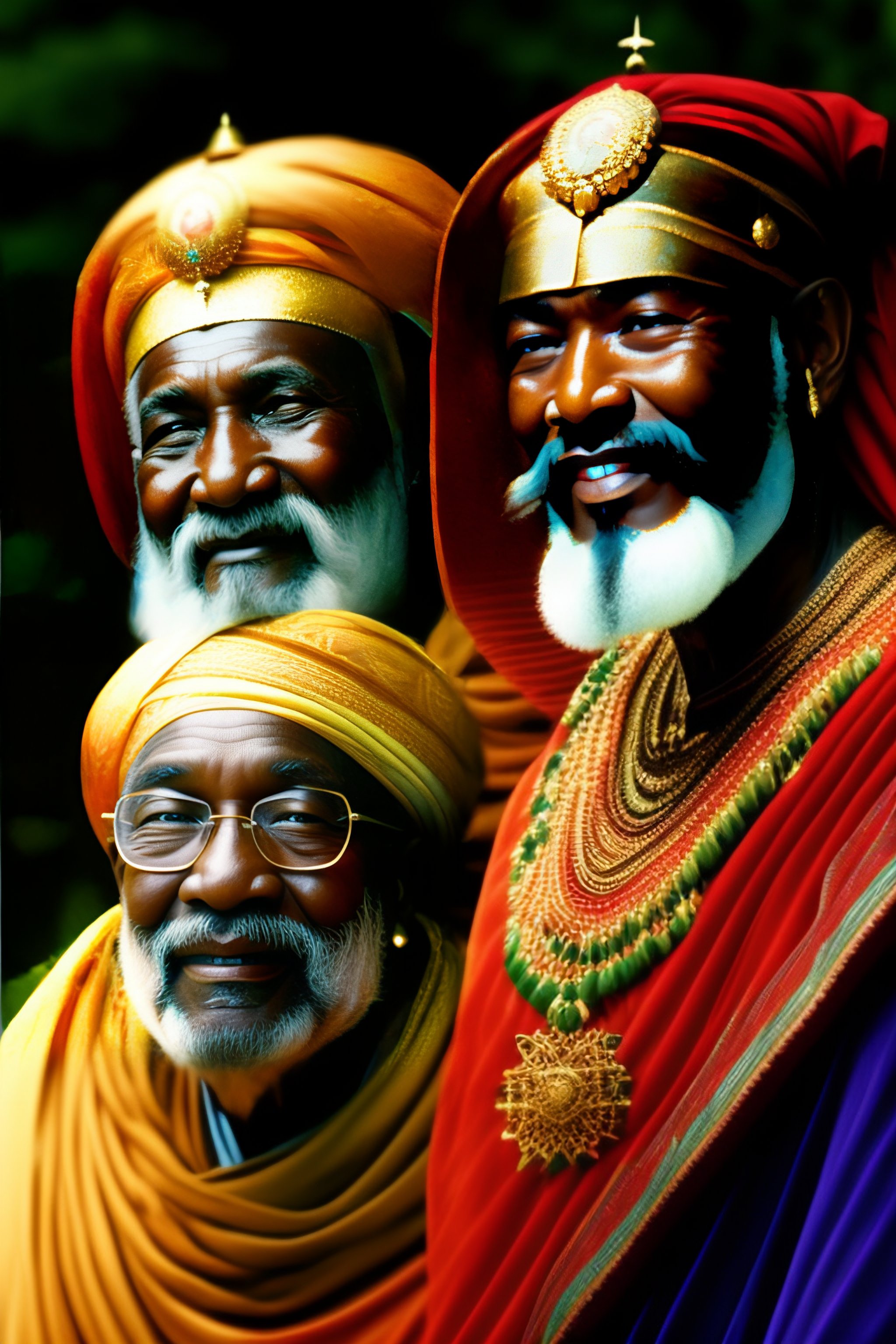 Lexica - The three wise men, smiling